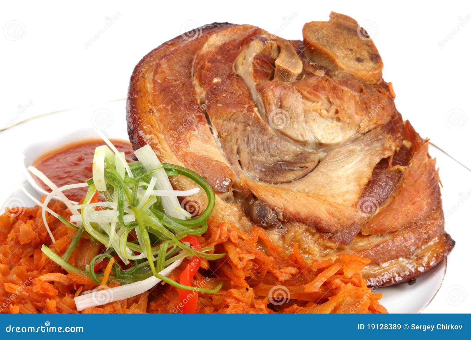 Foreshank stock image. Image of shank, meat, dish, vegetable - 19128389