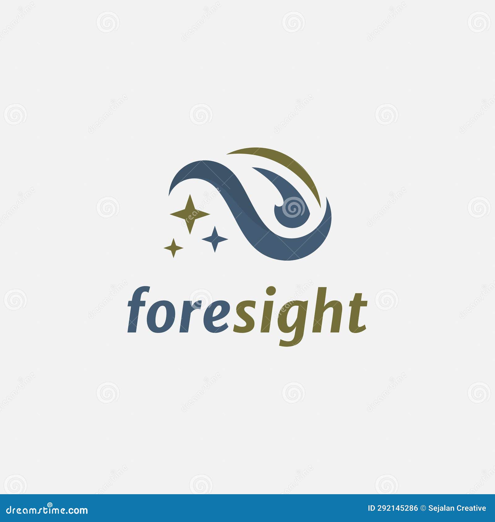 Foresight Logo Design Vector Stock Vector - Illustration of energy ...