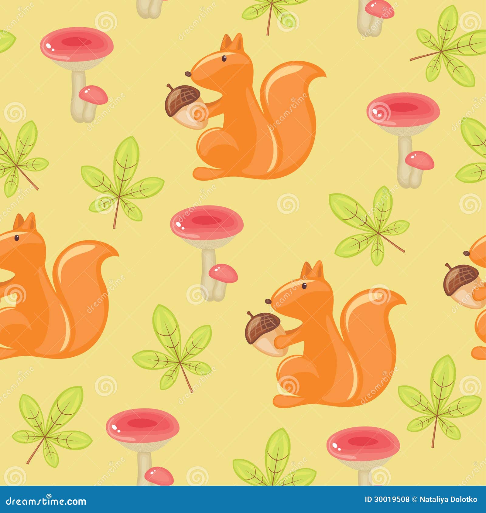 Seamless wallpaper stock vector. Illustration of life - 30019508