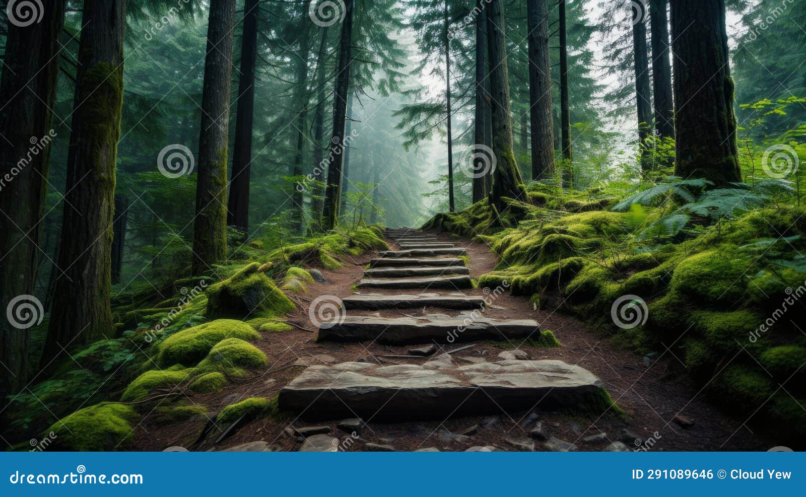 Forest career path stock illustration. Illustration of background ...