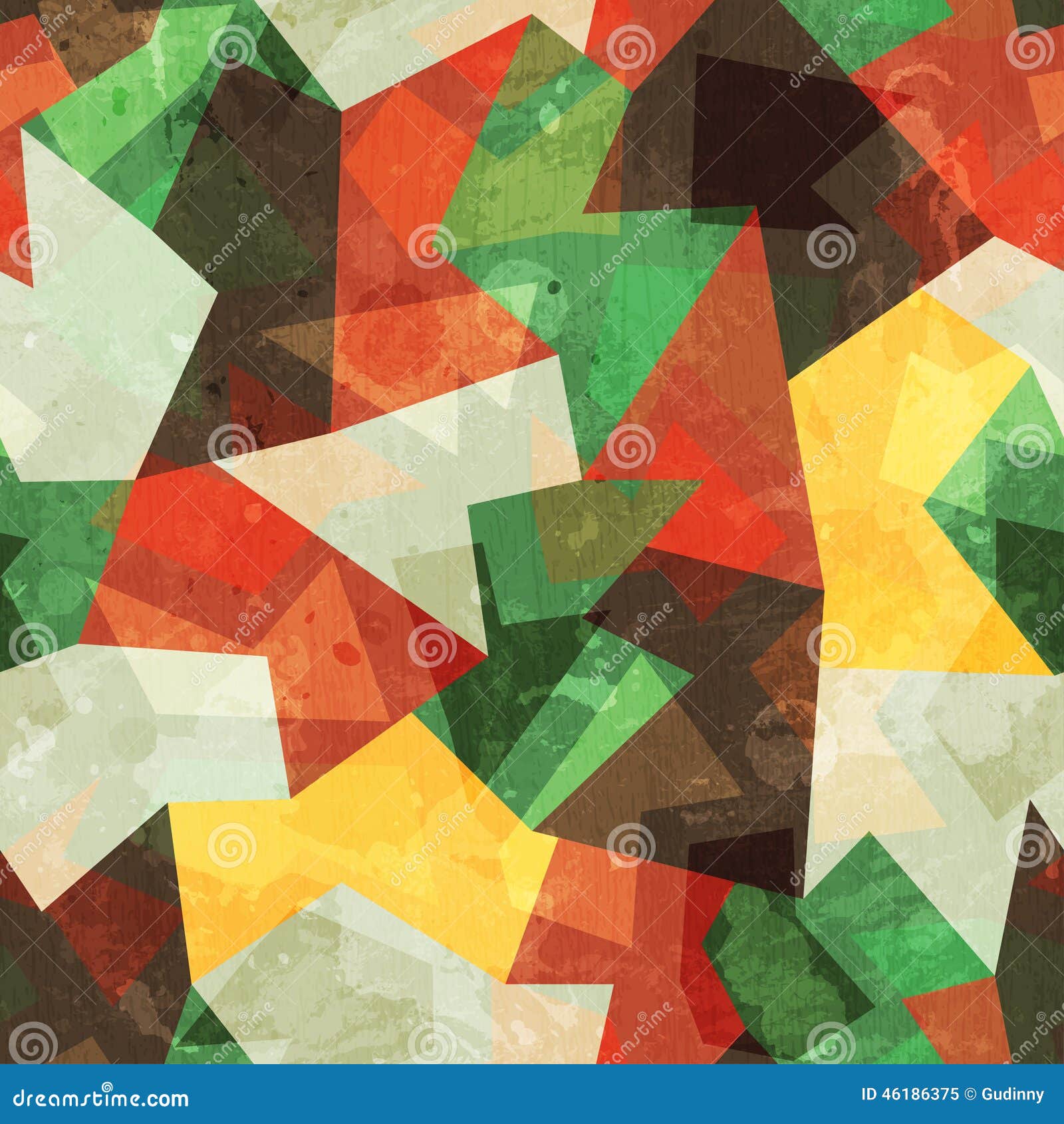 Forest Color Seamless Pattern Stock Vector - Illustration of abstract ...