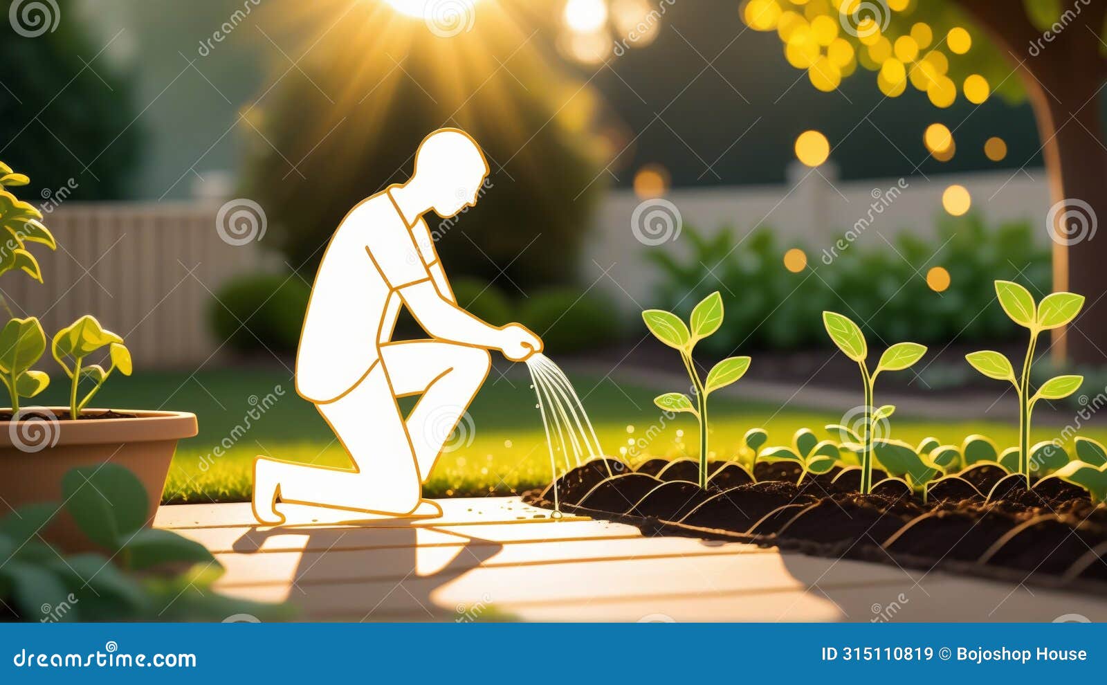 Forest Dance: Silhouetted Figures Sway among Trees, Capturing the Joy ...