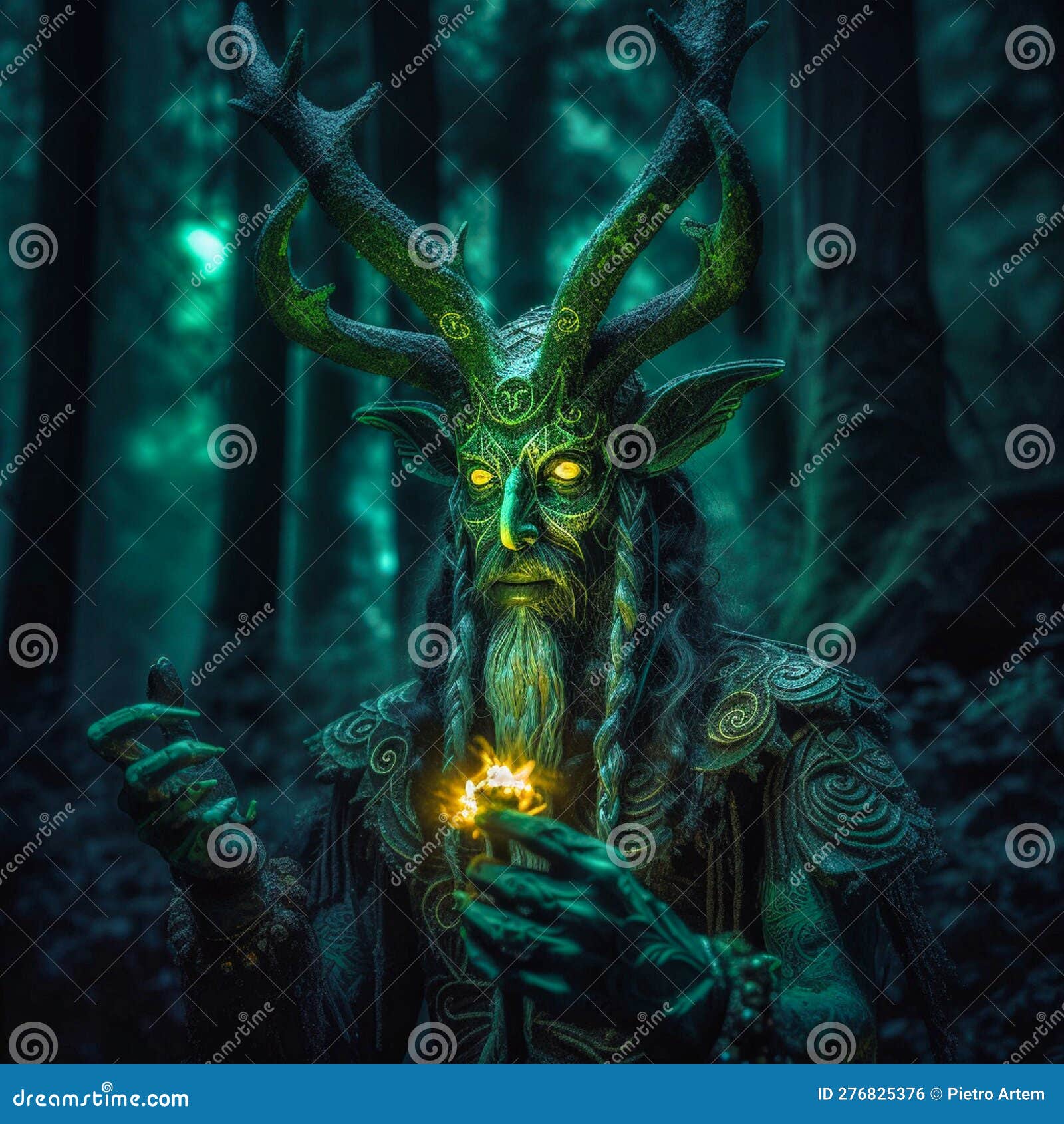 Forest Fictional Character, Generative AI Stock Photo - Image of animal ...