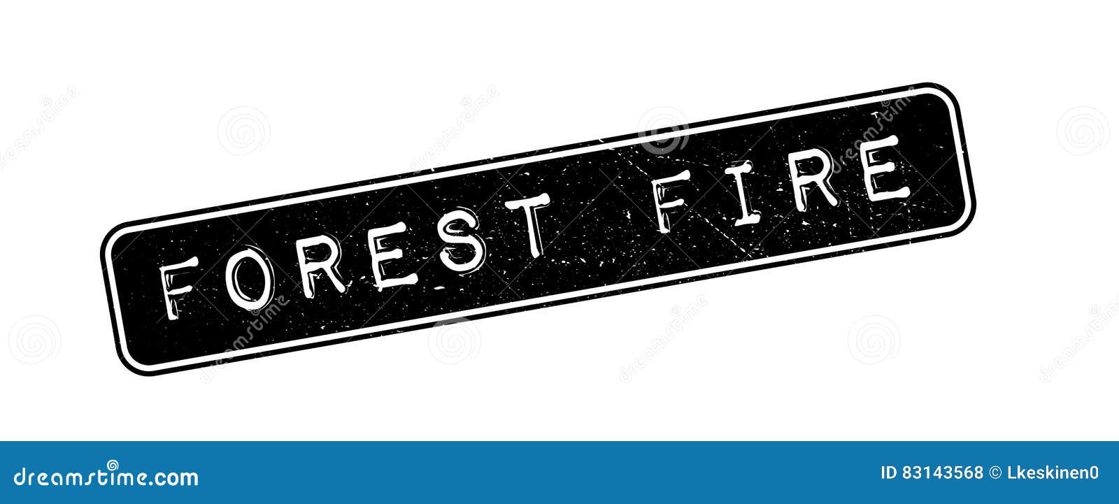 Forest Fire rubber stamp stock illustration. Illustration of stamp ...