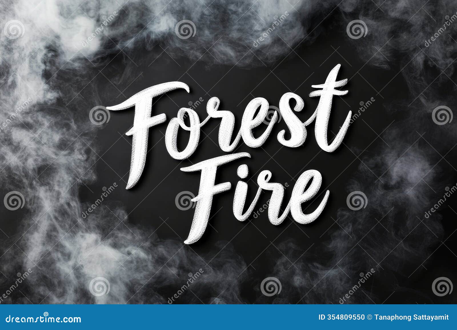 Lettering Smoke Typeface Pop Art Royalty-Free Illustration ...