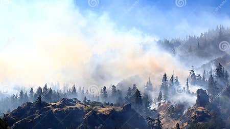 Forest Fire stock image. Image of heat, environmental - 44952911