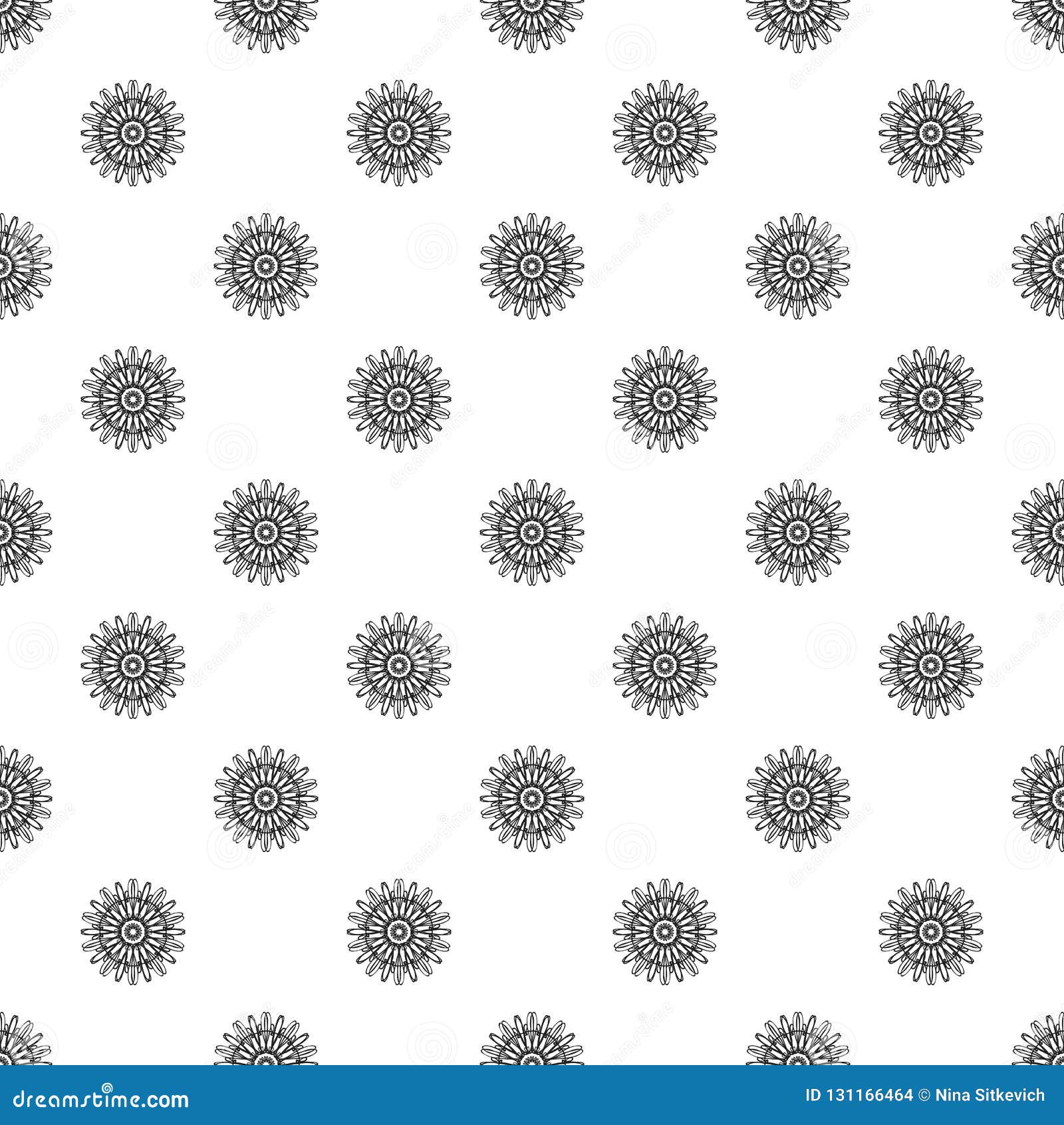 Forest Flower Pattern Seamless Stock Vector - Illustration of hand ...