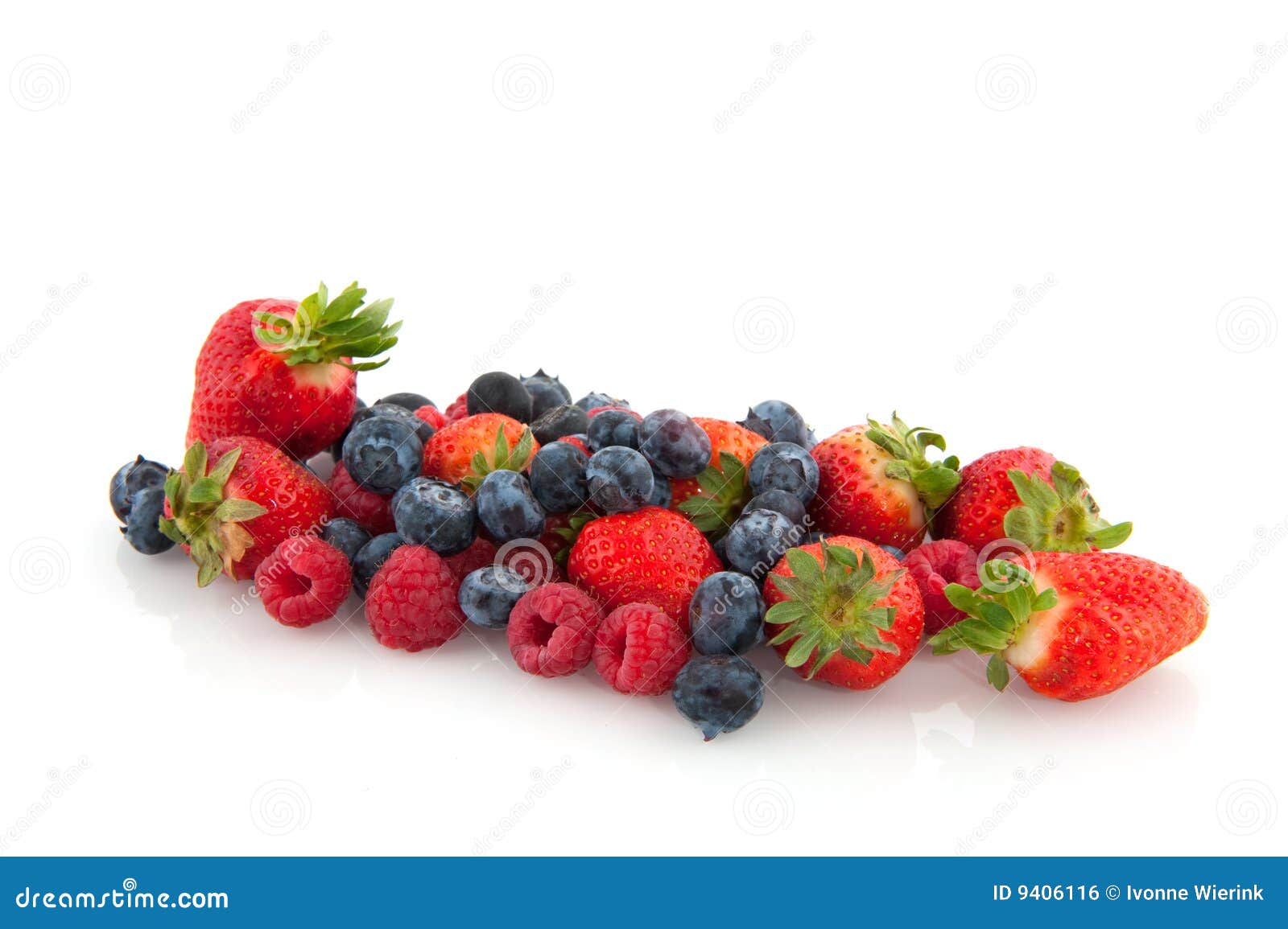 Forest fruit stock photo. Image of mixed, raspberries - 9406116