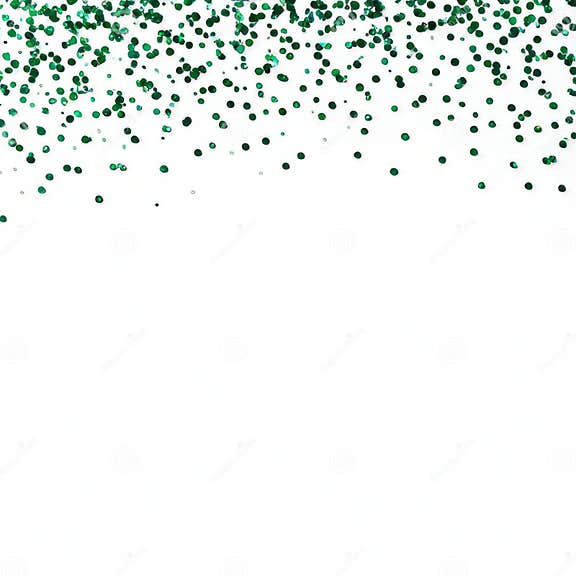 Forest Green Glitter on a White Background. Stock Illustration ...