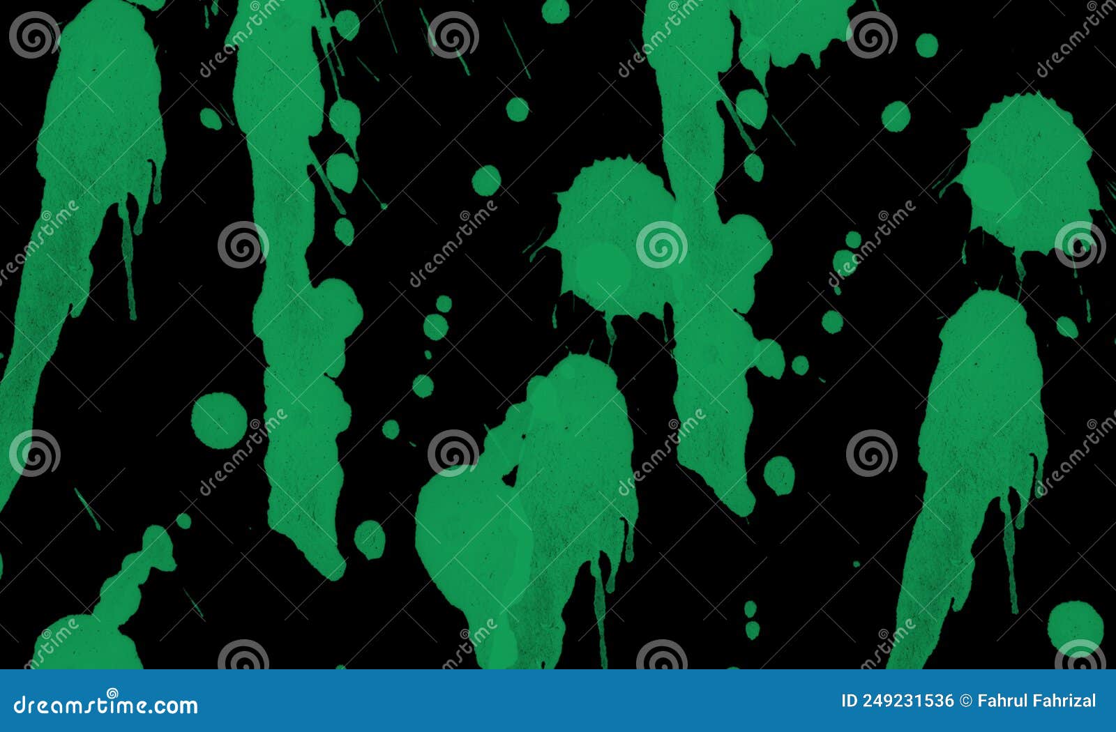 Forest Green Ink Splashes. Grunge Splatters Stock Illustration ...
