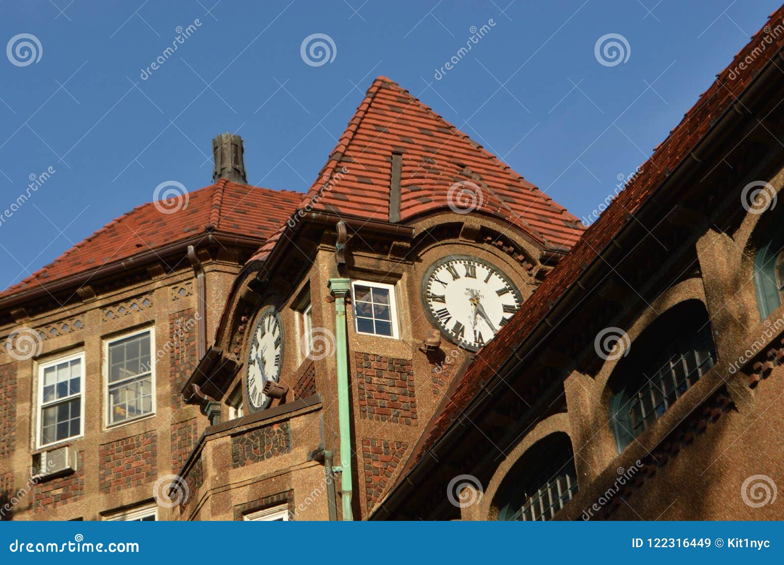 Forest Hills Clock Tower Queens New York Editorial Stock Image - Image ...
