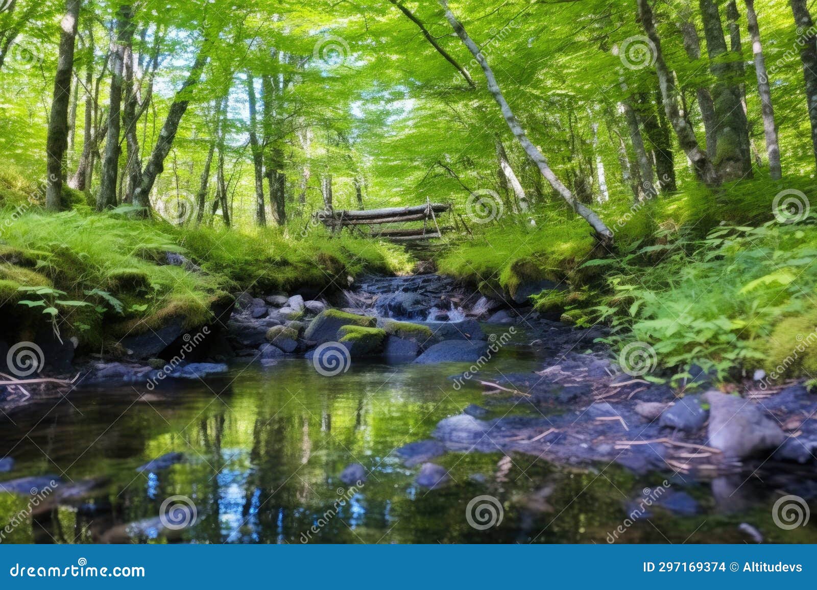 Forest Hot Spring with Clear Signage Stock Photo - Image of forest ...