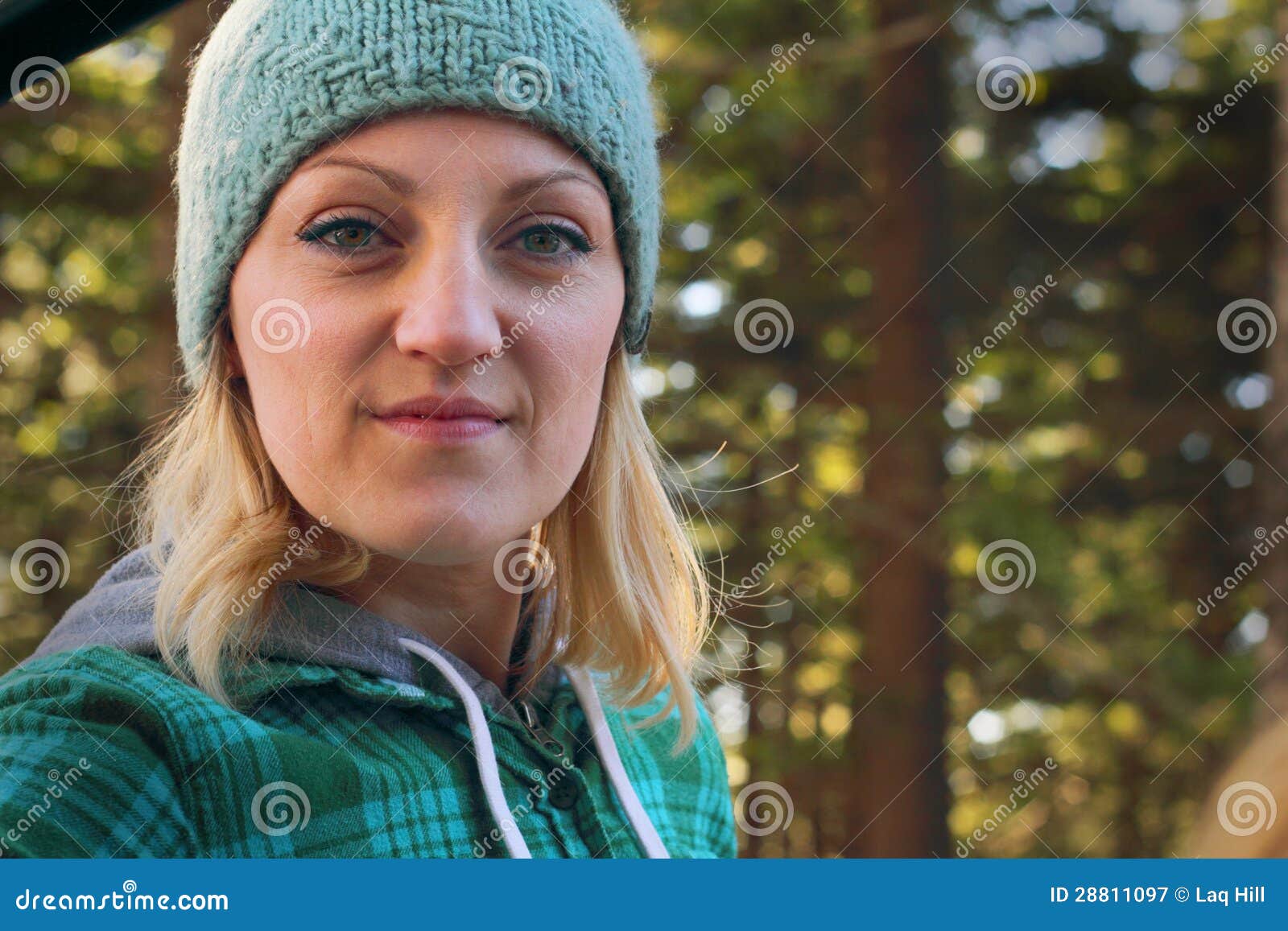 Forest Lady stock image. Image of cold, cute, feminine - 28811097