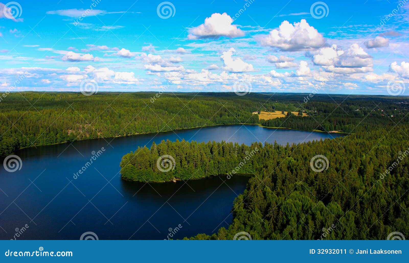 Forest lake stock image. Image of nature, landscape, lake - 32932011