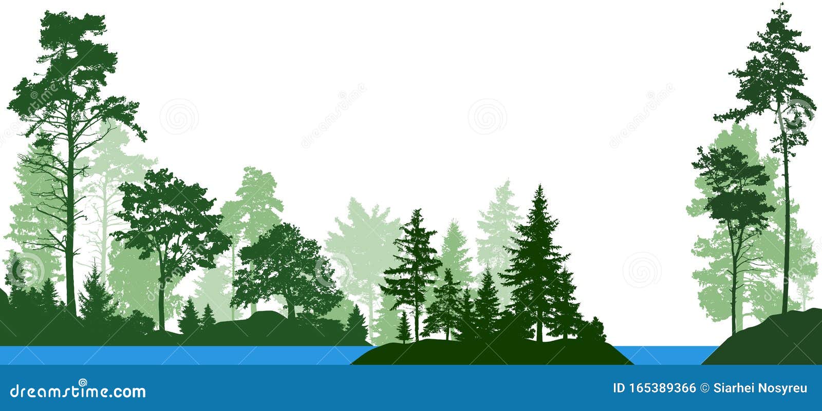 River Map Vector Illustration. Seine River Map, Paris City, France ...