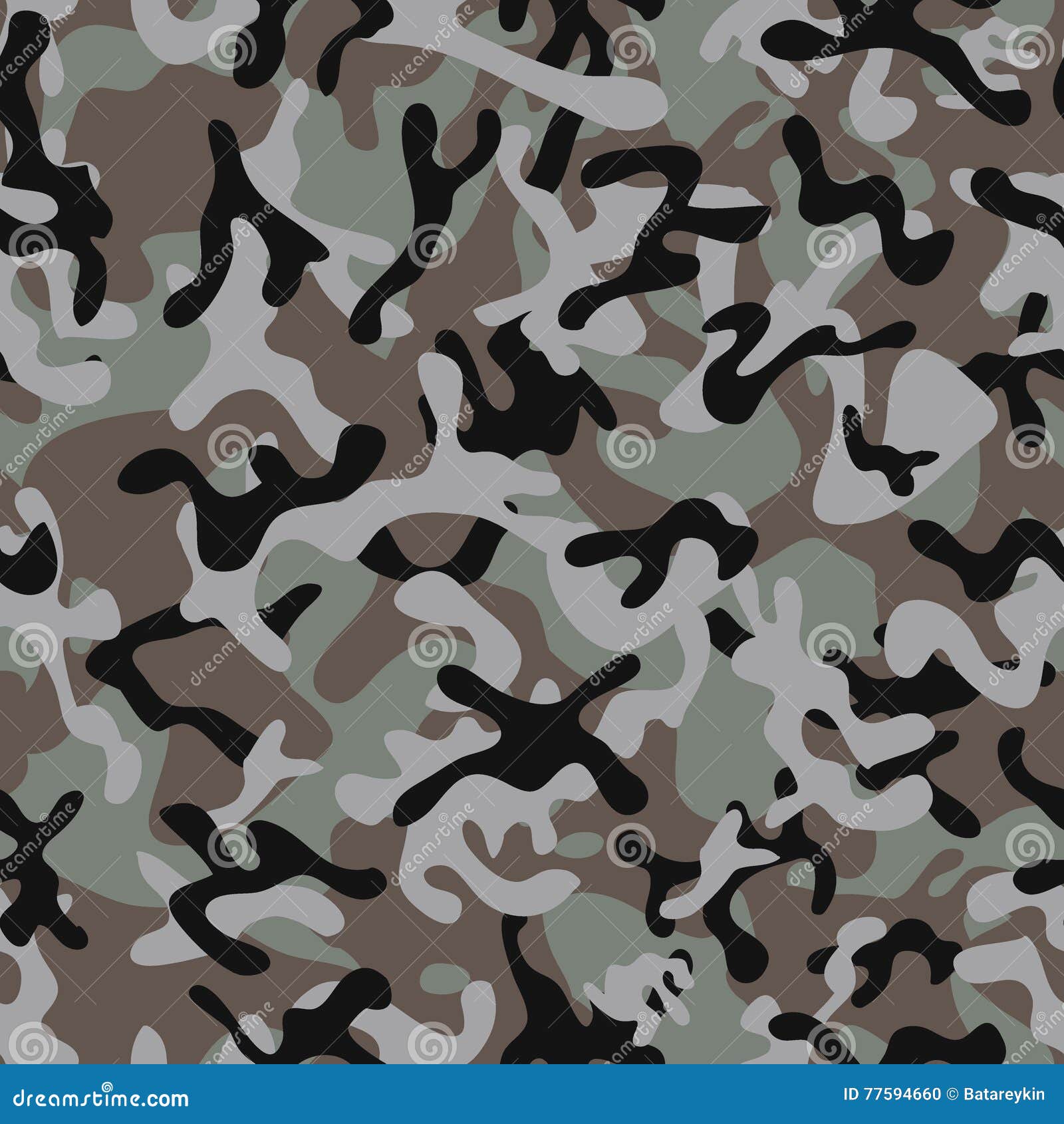 Forest Leaf Camouflage Seamless Patterns Stock Vector - Illustration of ...