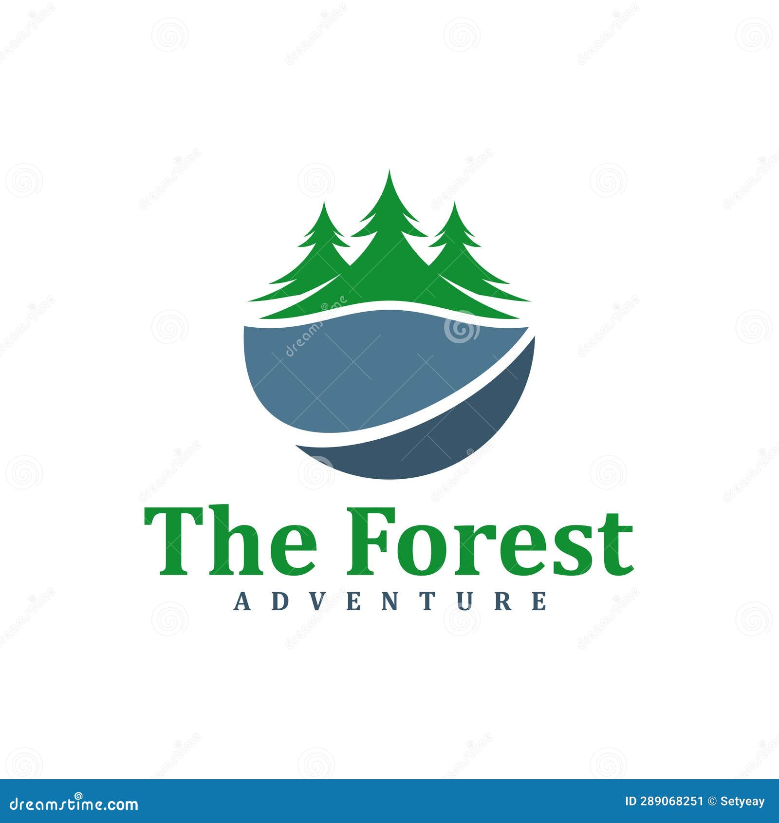 Forest Logo Design Template. Creative Pine Logo Vector Illustration ...