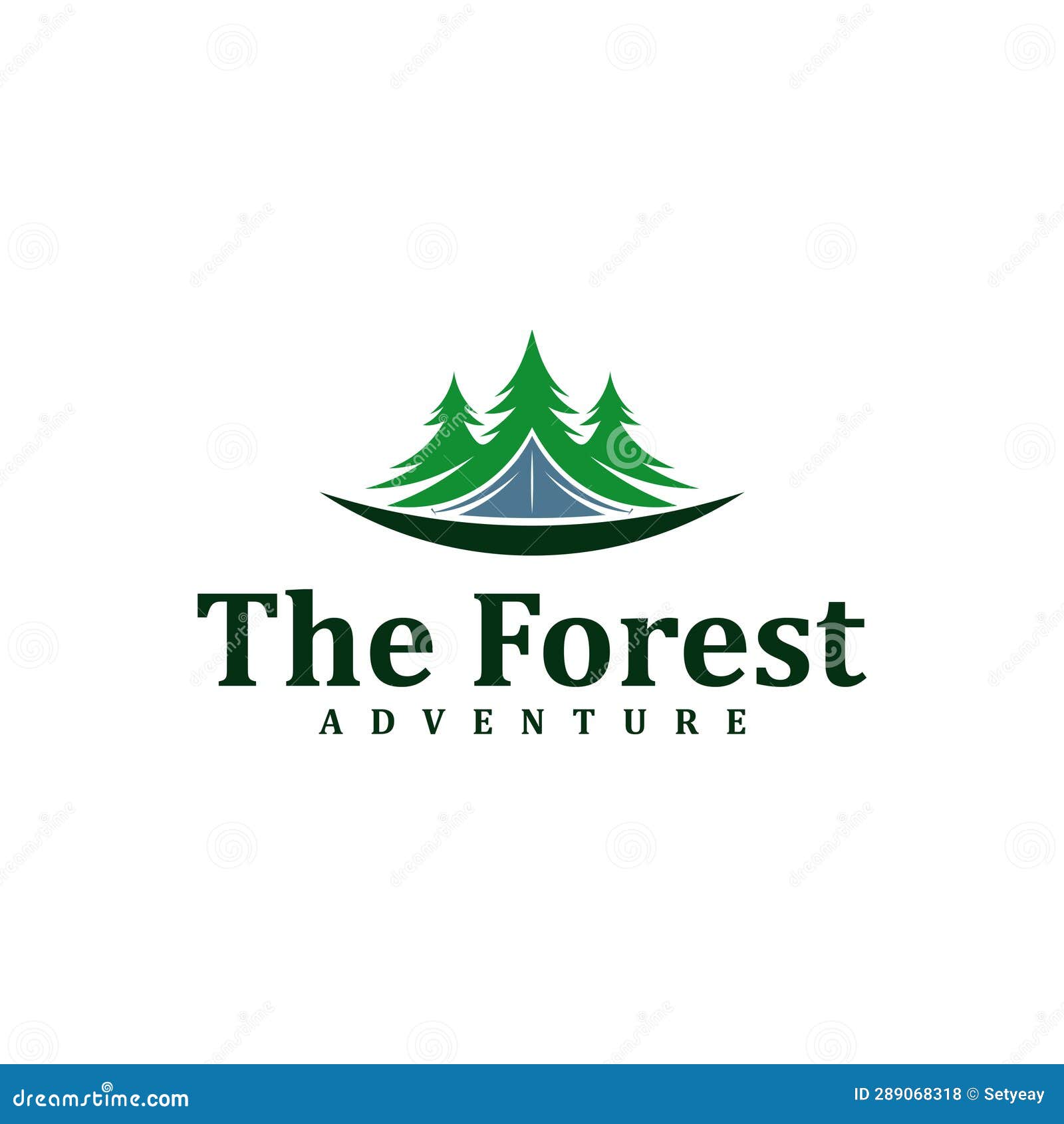 Forest Logo Design Template. Creative Pine Logo Vector Illustration ...