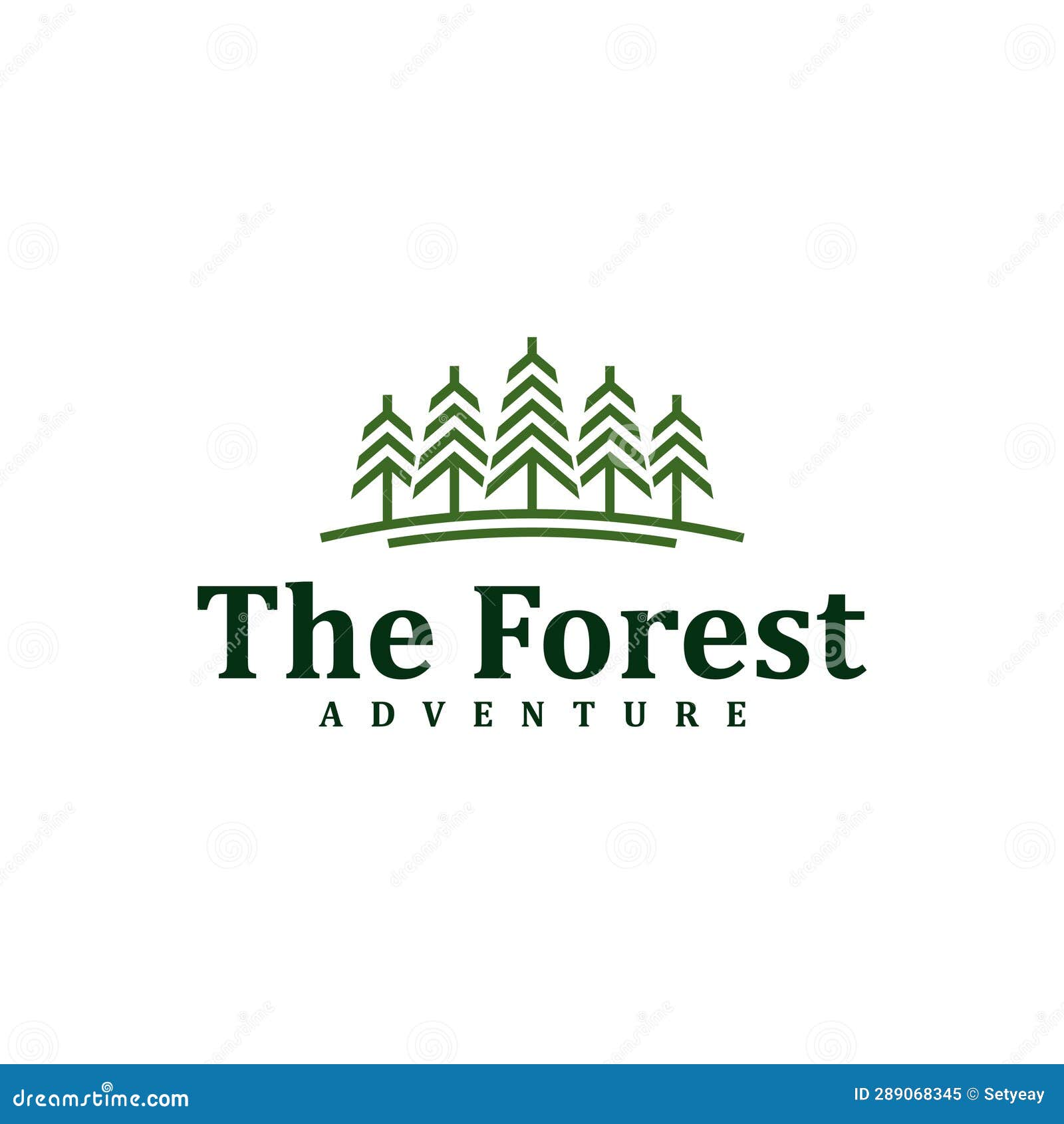 Forest Logo Design Template. Creative Pine Logo Vector Illustration ...