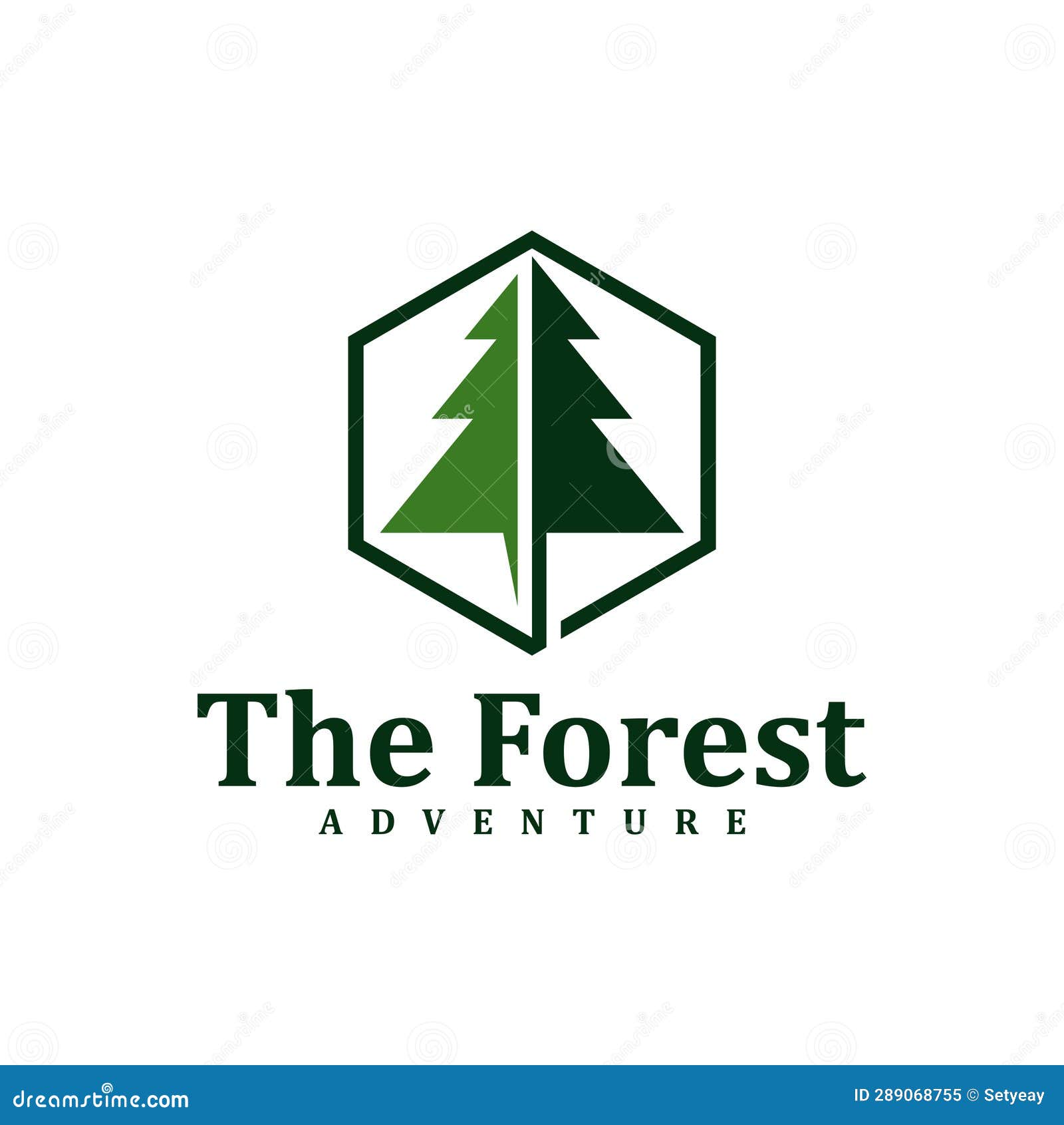 Forest Logo Design Template. Creative Pine Logo Vector Illustration ...