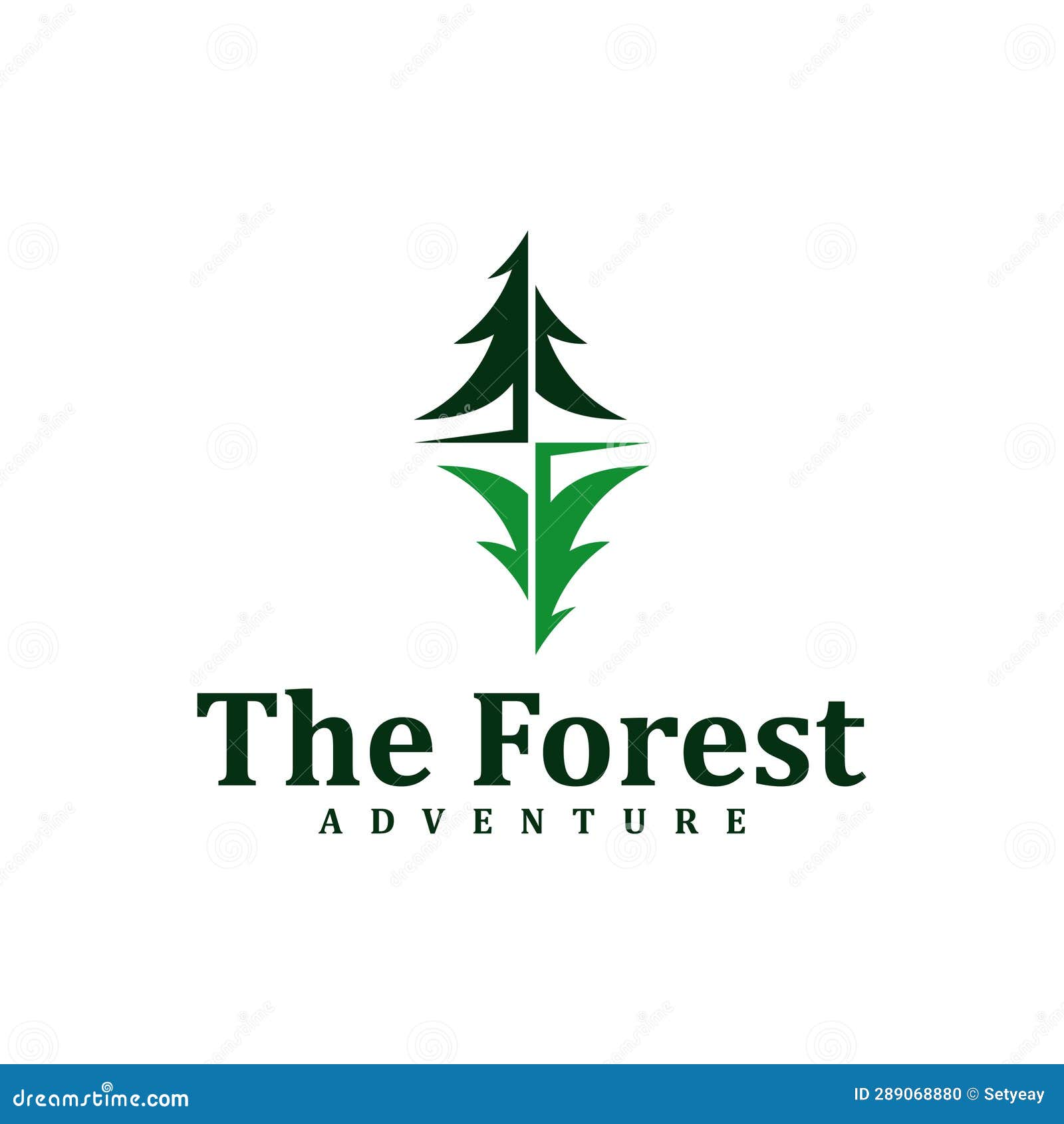 Forest Logo Design Template. Creative Pine Logo Vector Illustration ...