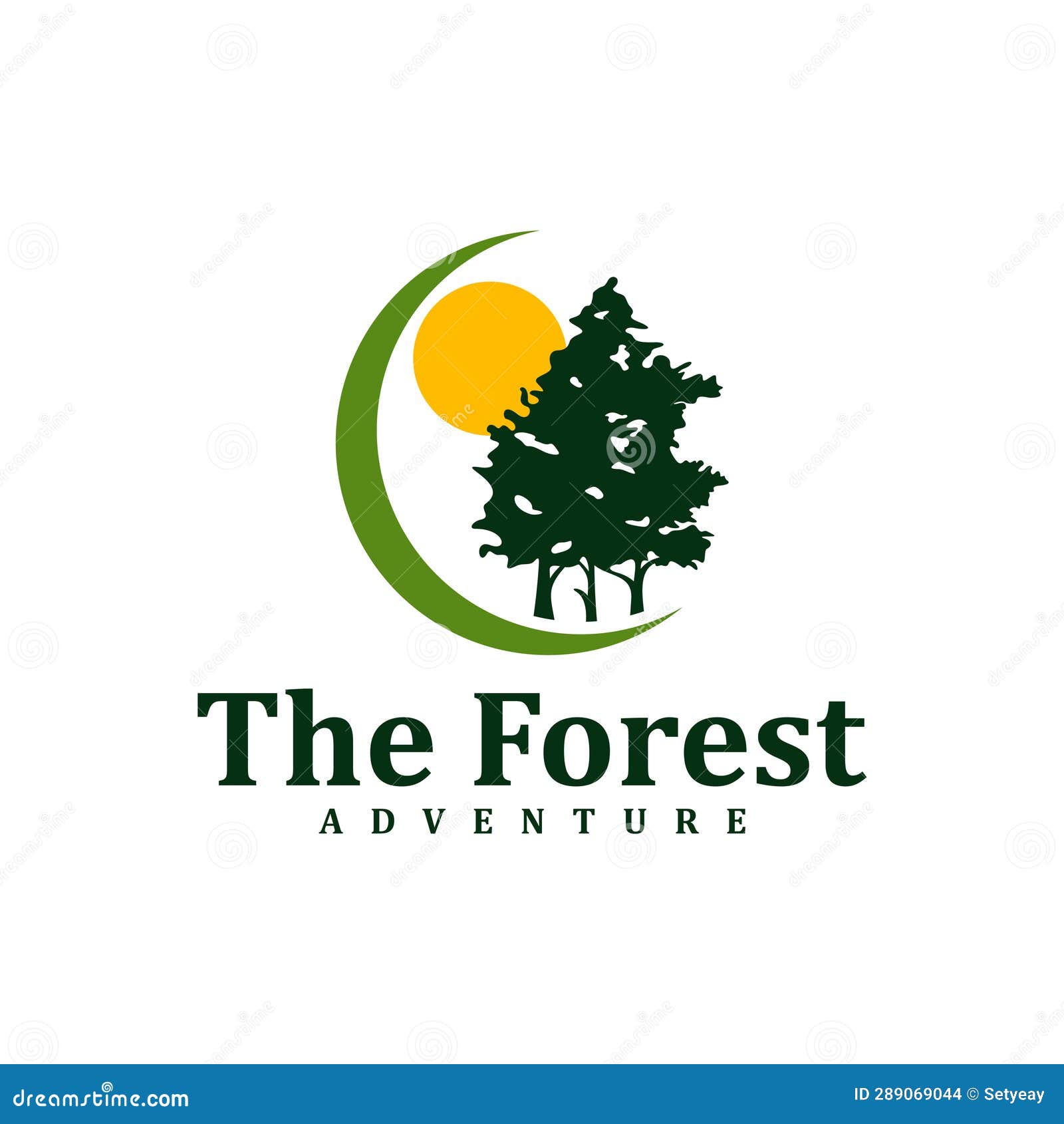 Forest Logo Design Template. Creative Pine Logo Vector Illustration ...