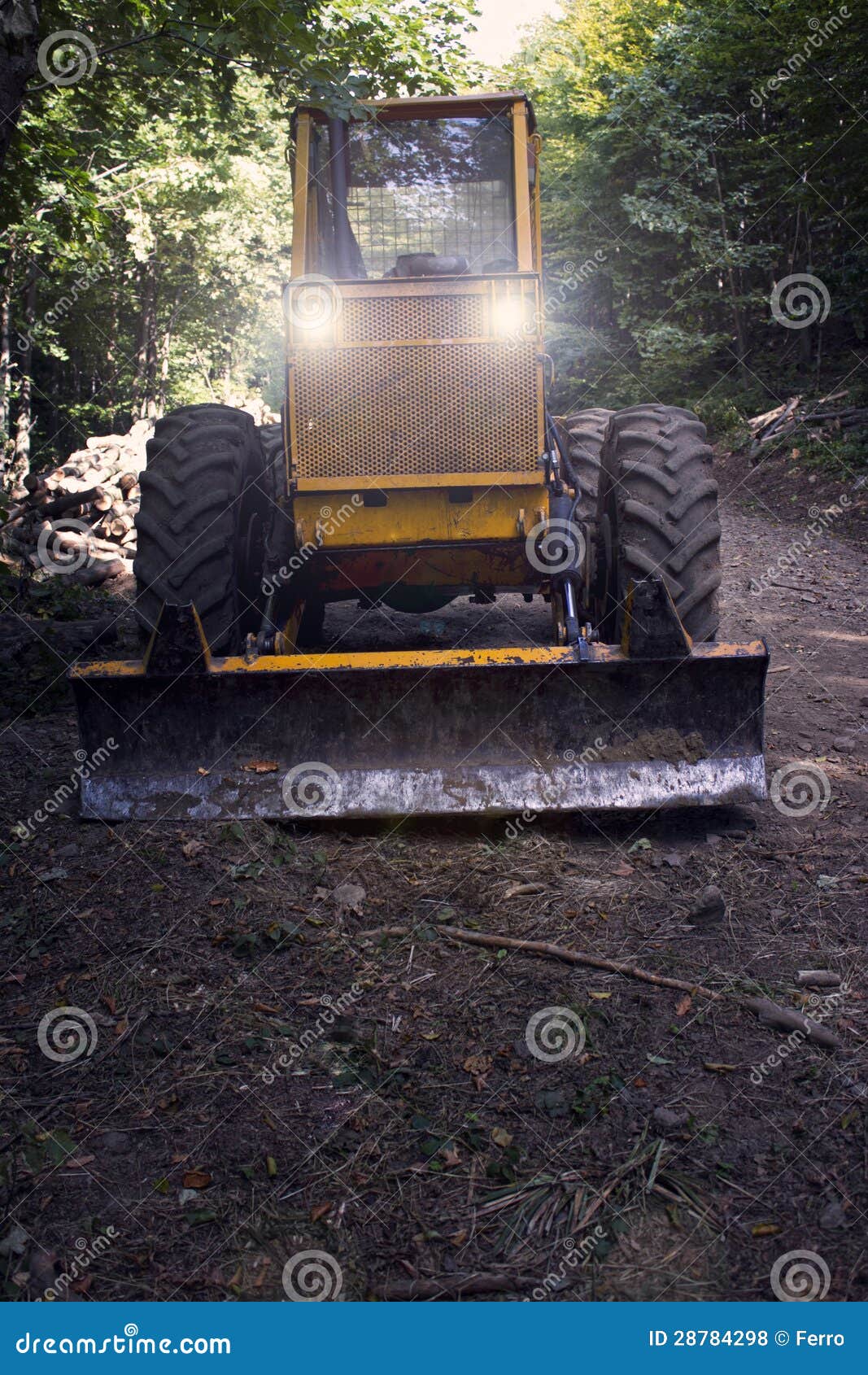 Forest Machine stock photo. Image of dirt, engine, industry - 28784298