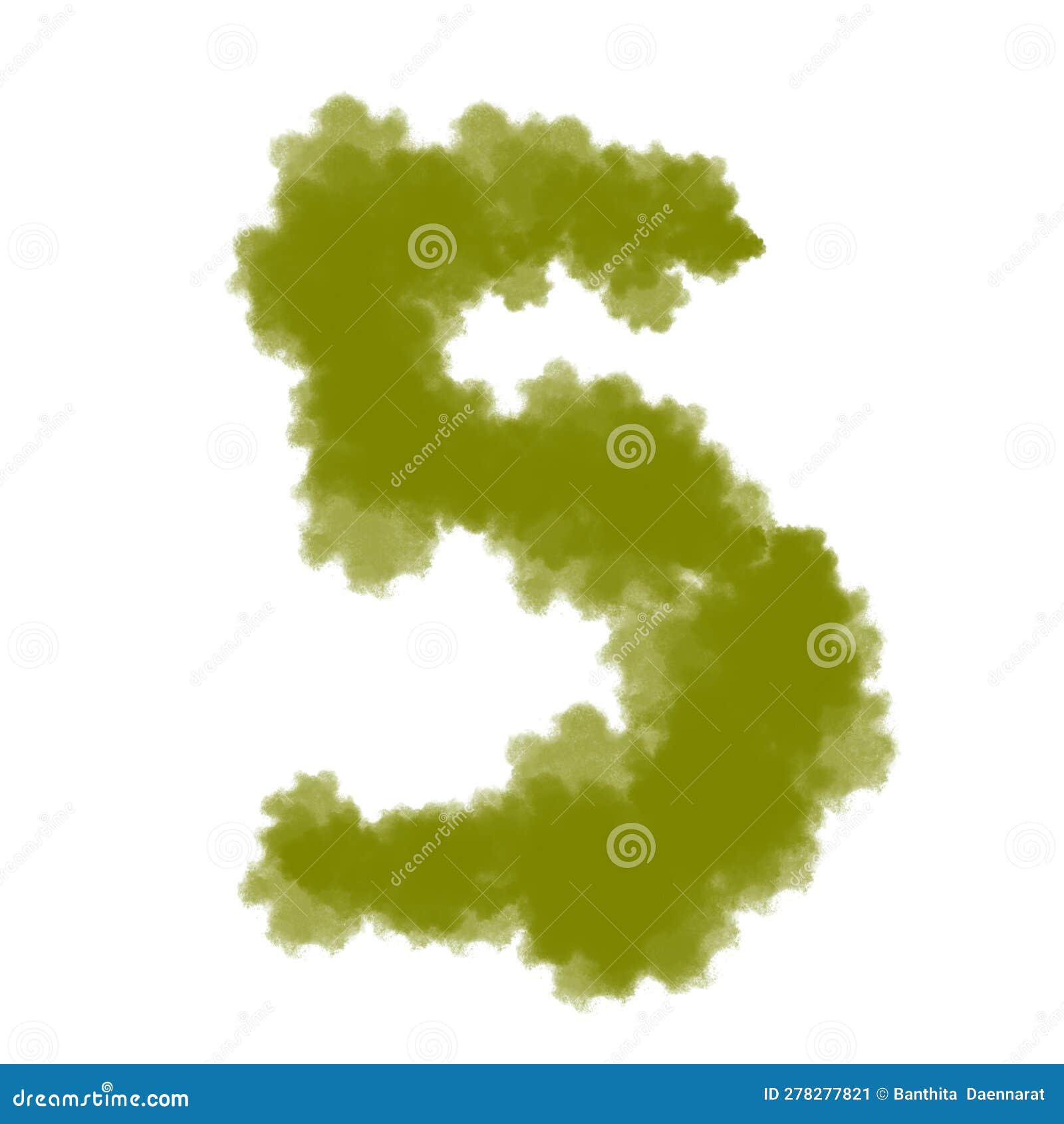 Forest numbers green 5 stock illustration. Illustration of tree - 278277821