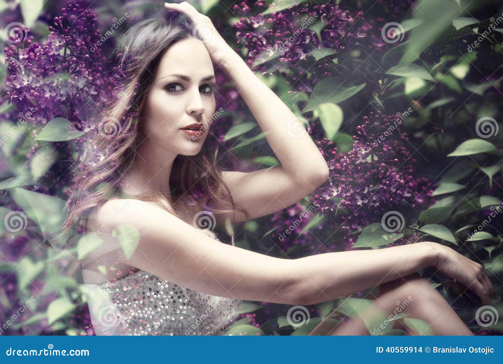 Forest nymph stock photo. Image of fairy, beautiful, fine - 40559914