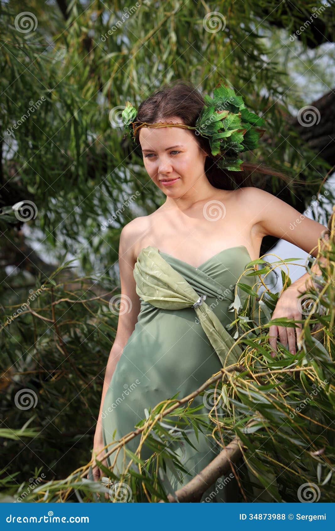 Forest nymph stock photo. Image of beautiful, freshness - 34873988