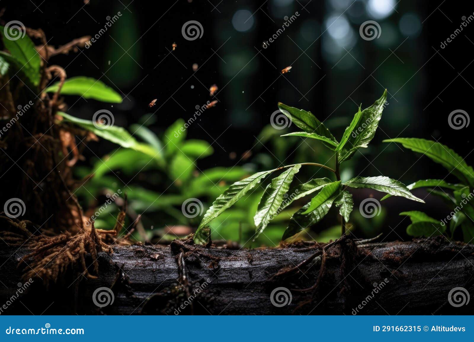 Forest Plant Overtaken by Destructive Insects Stock Image - Image of ...