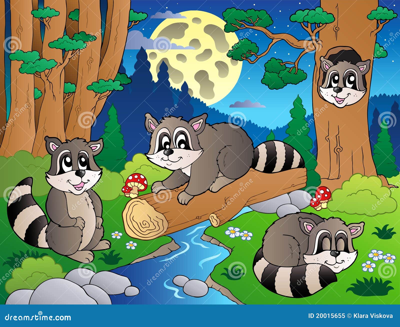 Forest Scene with Various Animals 8 Stock Vector - Illustration of ... Forest Scene with Various Animals 8 Stock Vector - Illustration of ...