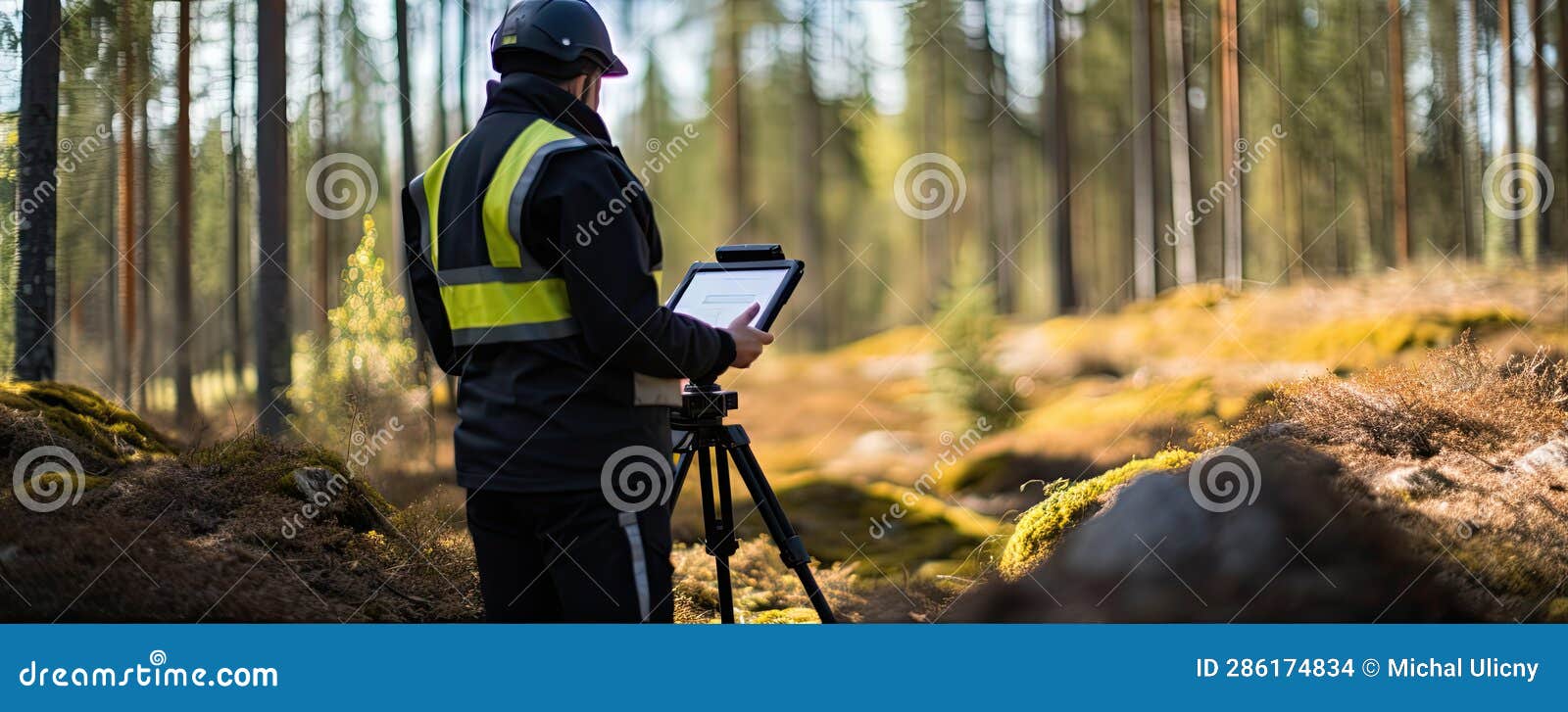 Forest Topography Map, Copy Space for Text Stock Photo - Image of ...