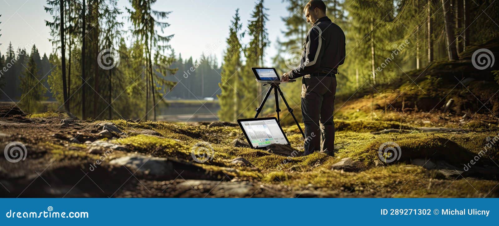 Forest Topography Map, Copy Space for Text Stock Photo - Image of ...