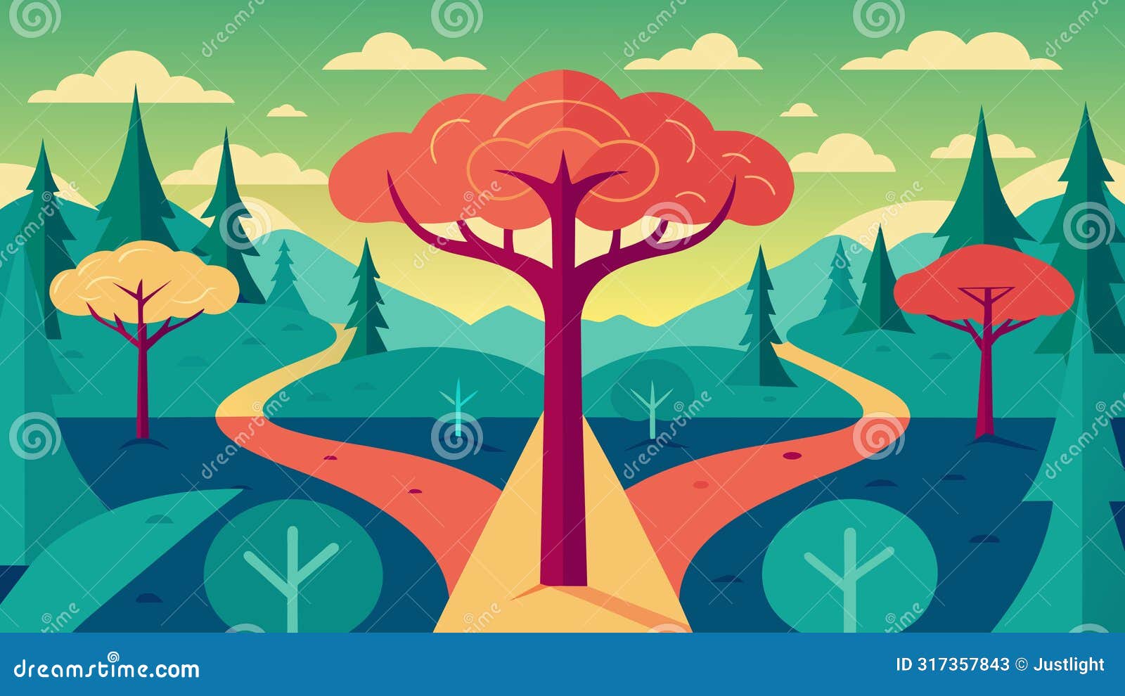 A Map With Various Paths And Arrows, Indicating The Different Routes ...