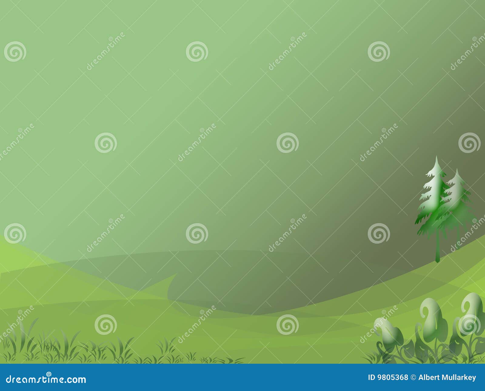 Forest Wave stock illustration. Illustration of presentation - 9805368