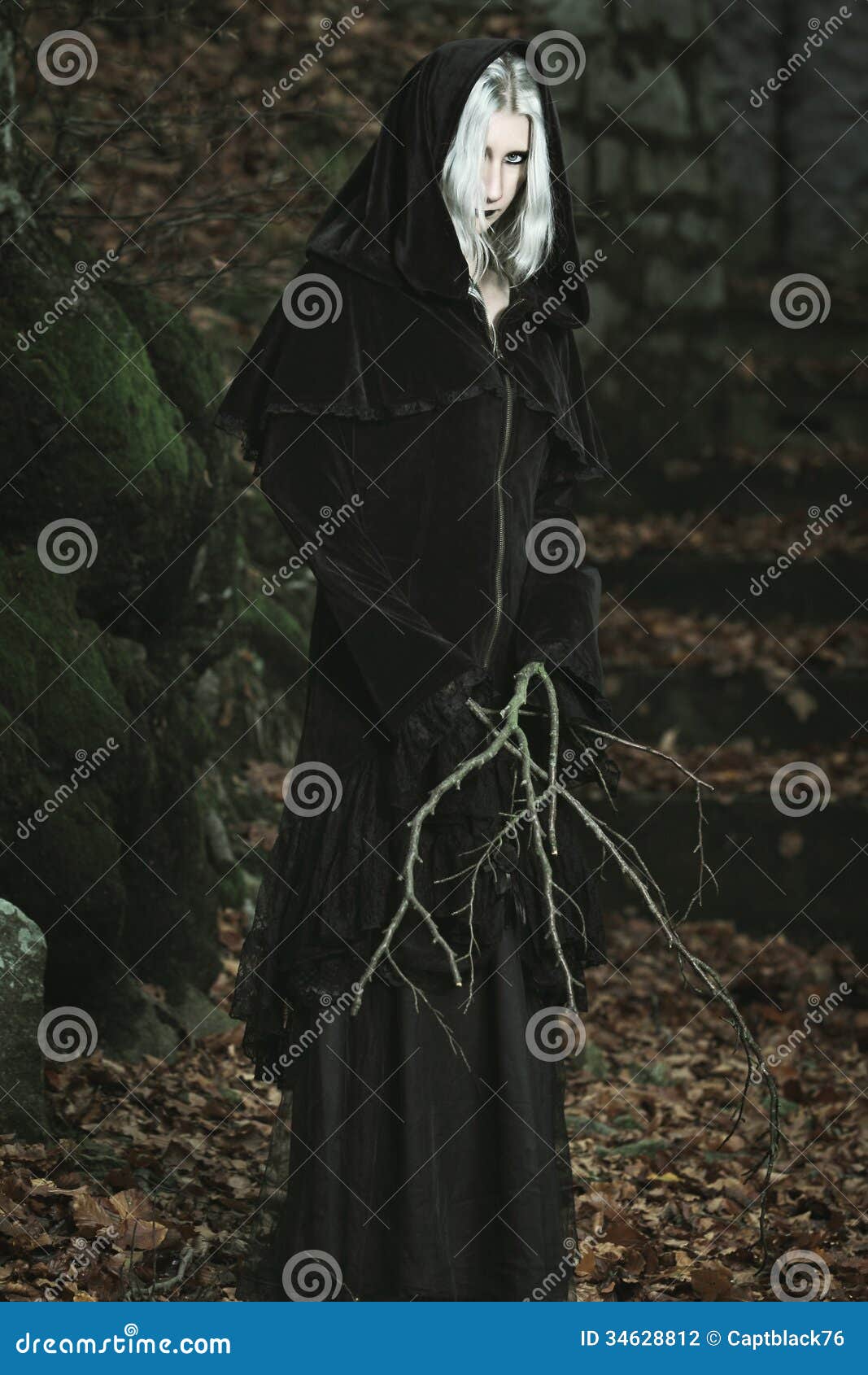 Forest witch stock photo. Image of sorceress, legend - 34628812