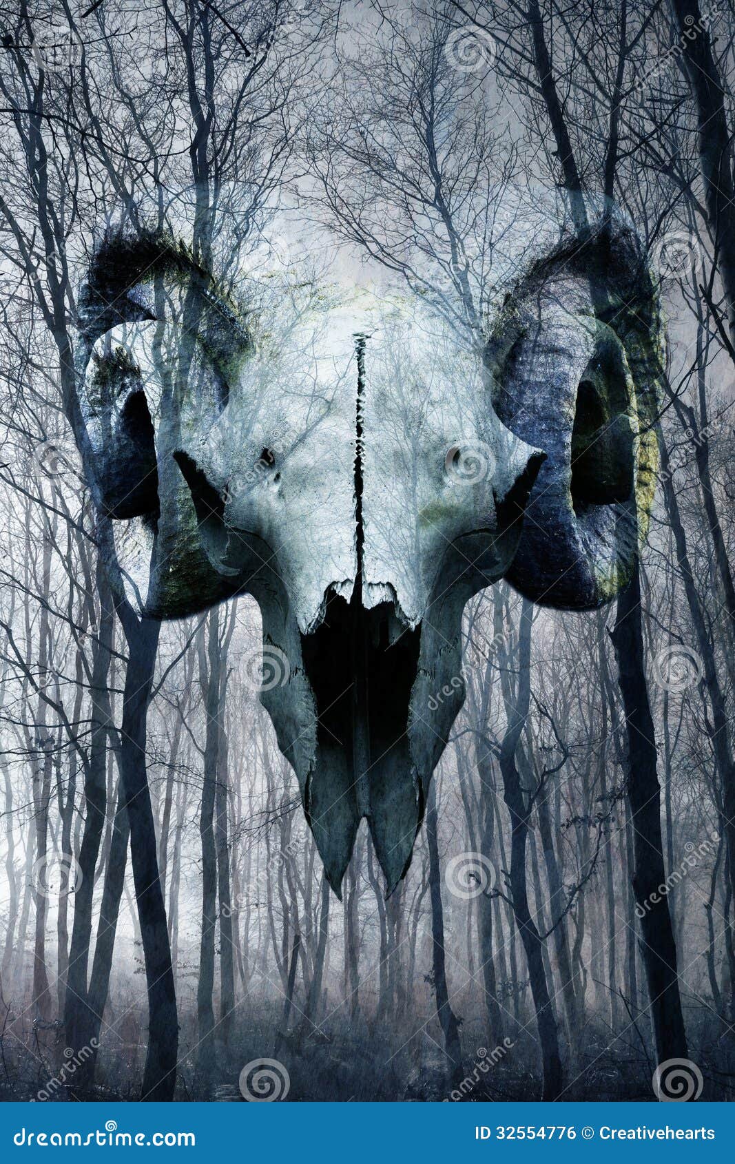 Foresta del demone fotografia stock. Immagine di orribile - 32554776