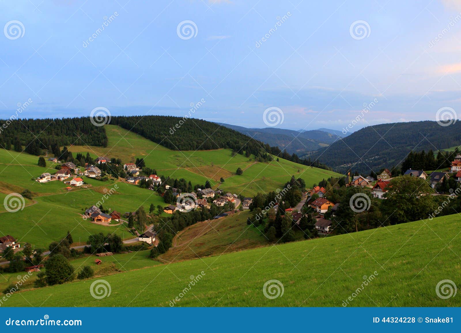 Foresta nera, Germania fotografia stock. Immagine di nero - 44324228