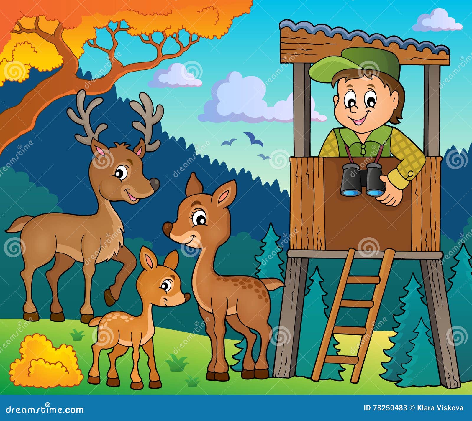 Forester Royalty-Free Cartoon | CartoonDealer.com #17198441