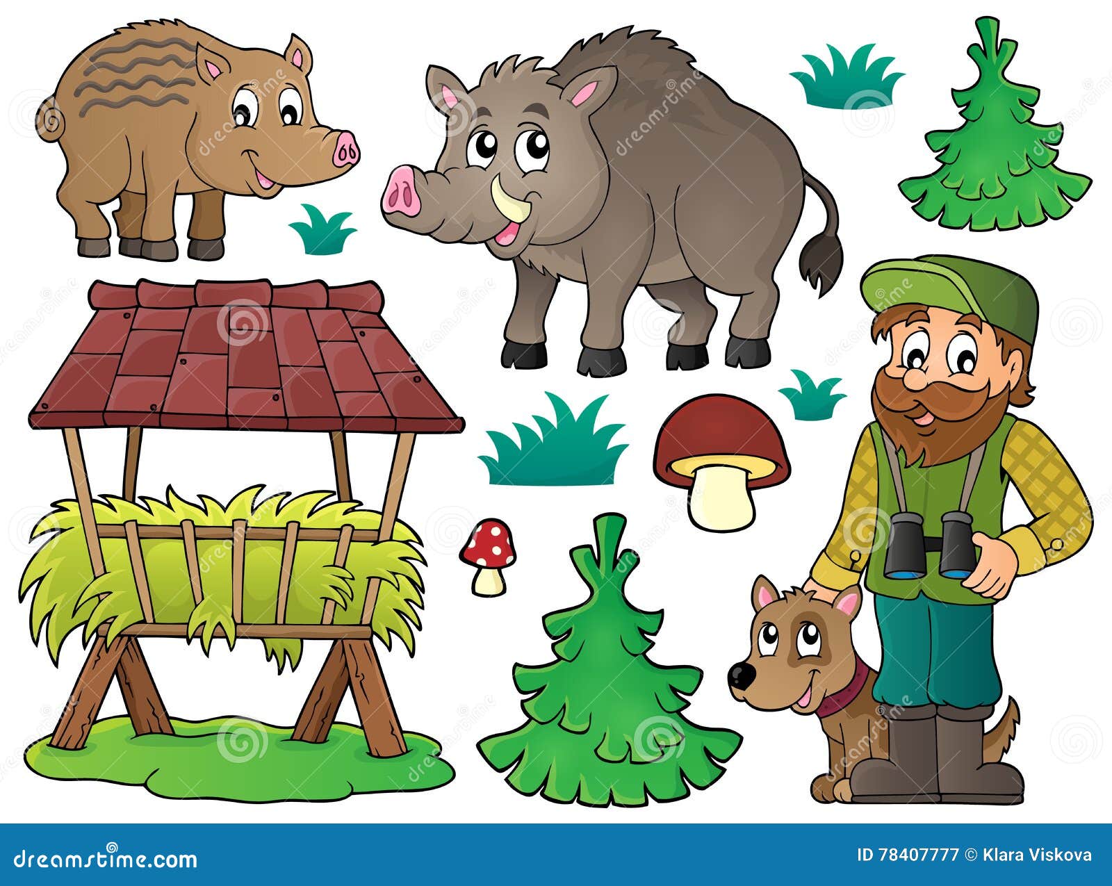 Forester Royalty-Free Cartoon | CartoonDealer.com #17198441