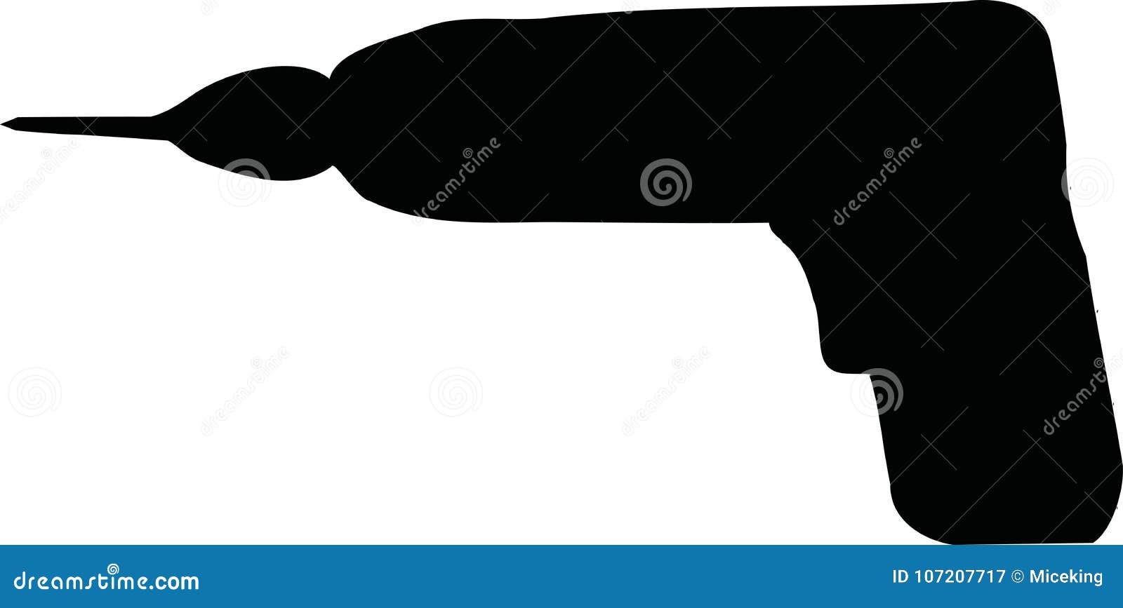 Foret, foreuse illustration de vecteur. Illustration du outils - 107207717