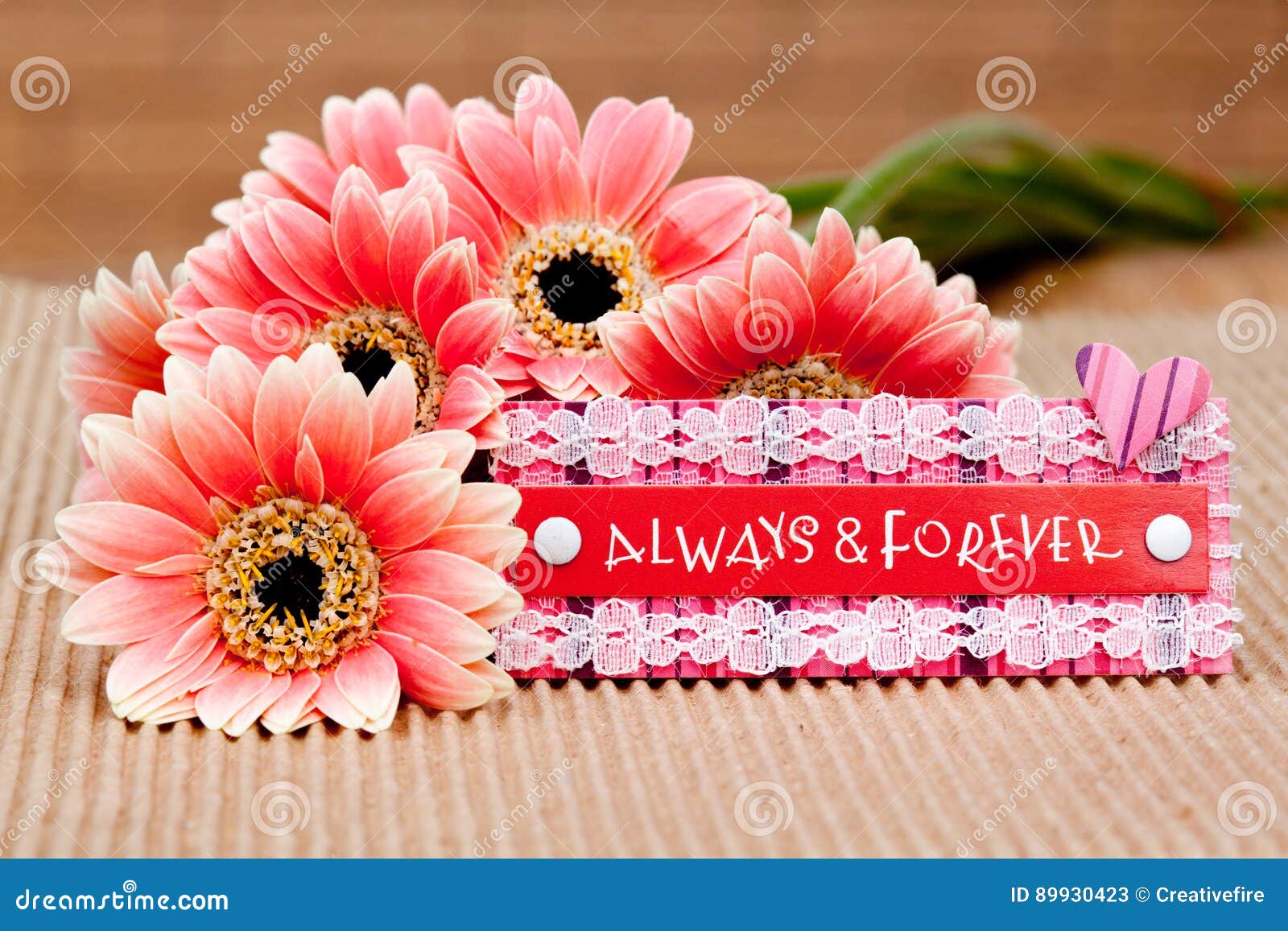 Always & Forever with Flowers Stock Image - Image of nature, bright ...