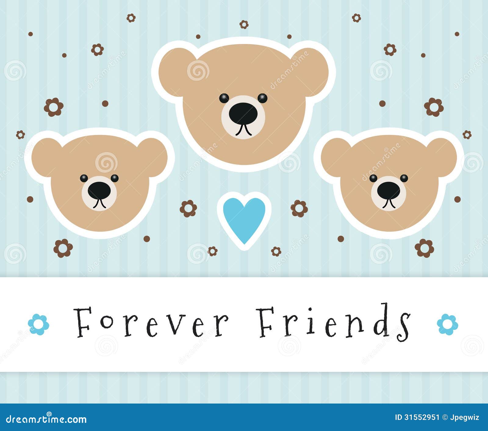 Forever Friends stock illustration. Illustration of friend - 31552951