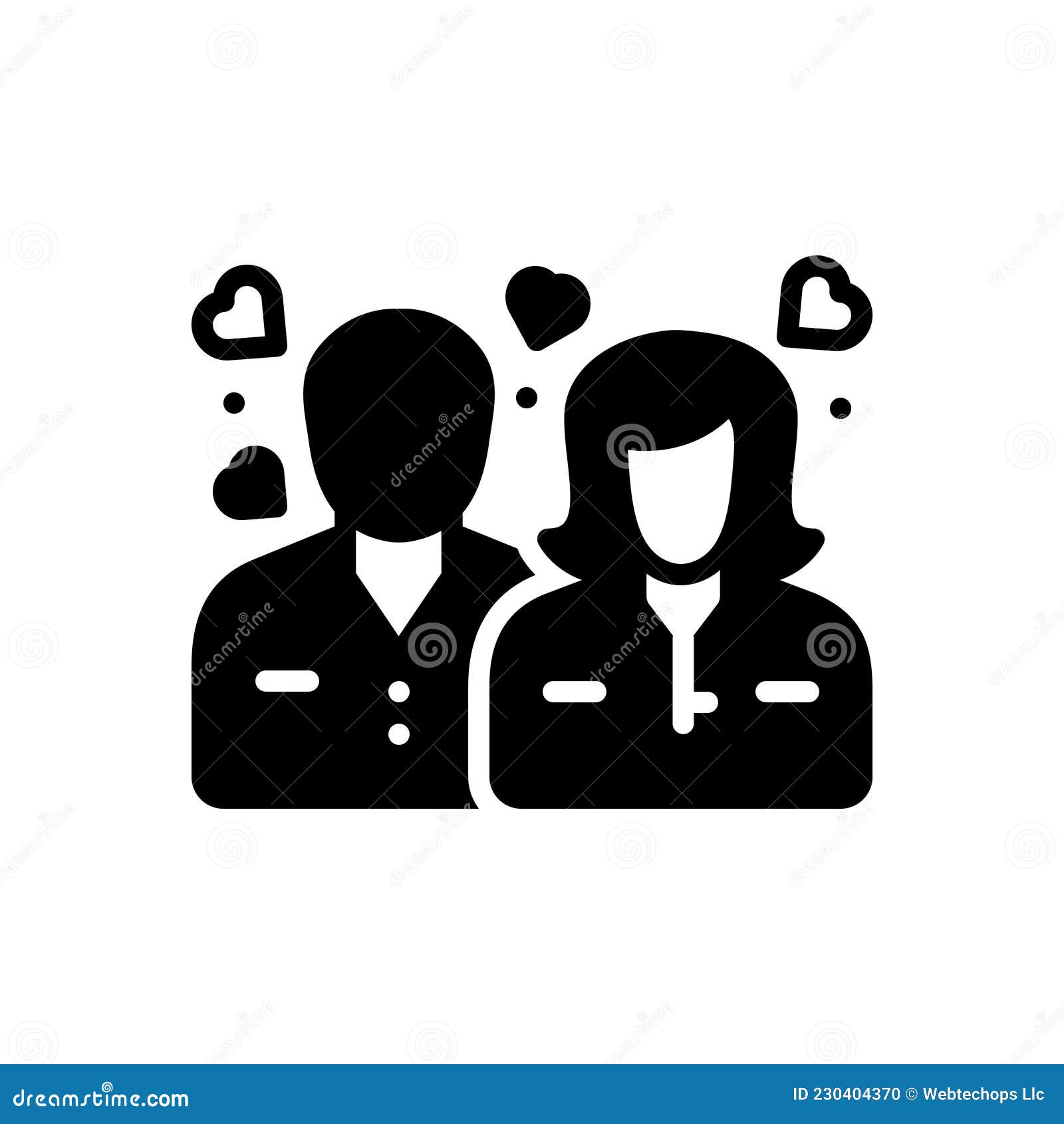 Black Solid Icon for Forever, Perpetually and always Stock Vector ...