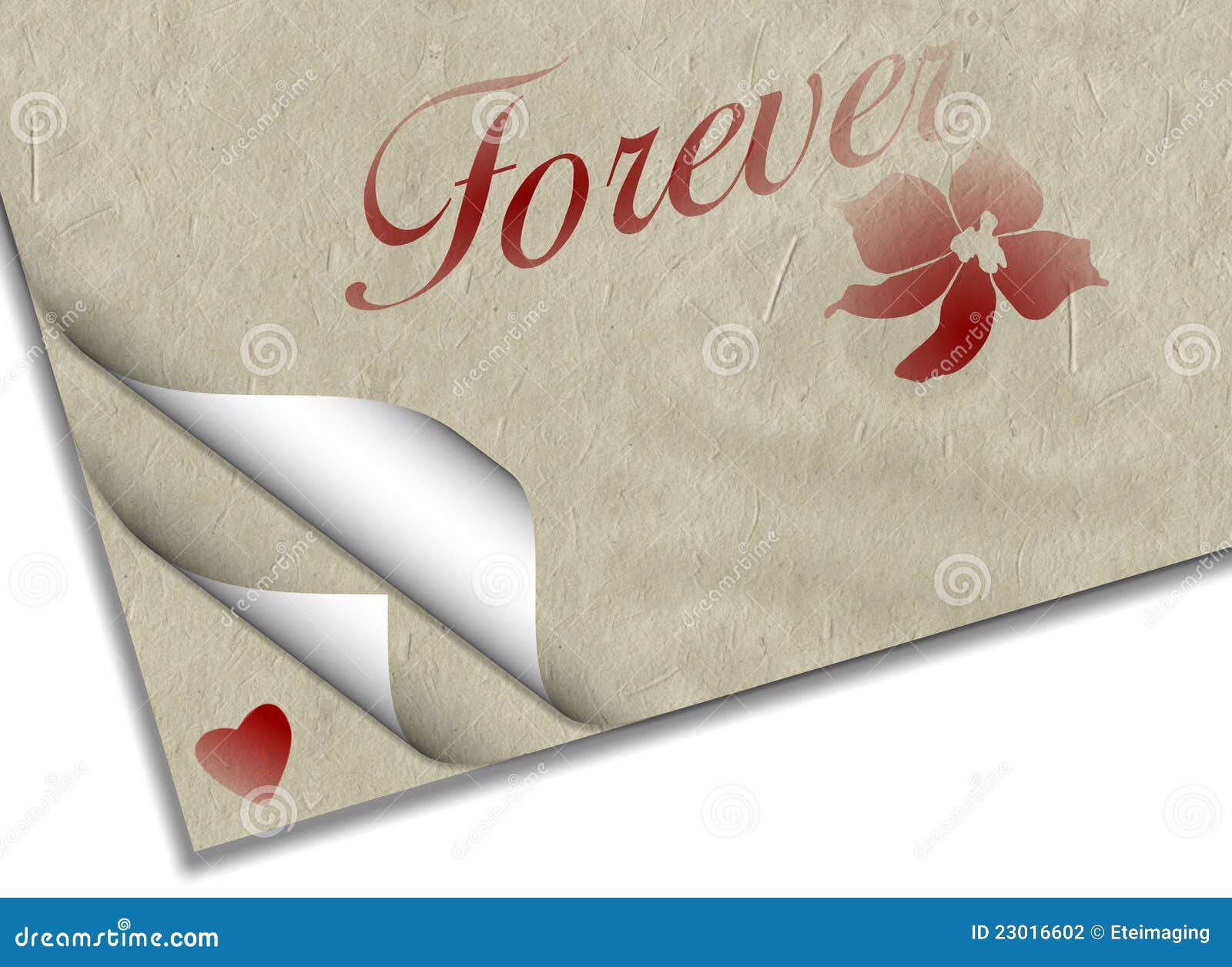 Forever love stock illustration. Illustration of print - 23016602