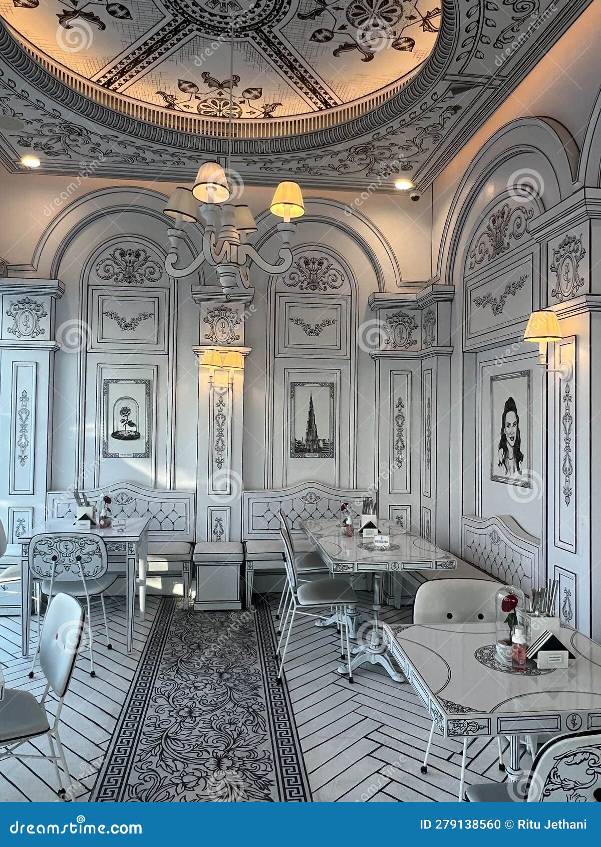 Forever Rose Cafe at BoxPark in Dubai, UAE Editorial Image - Image of ...