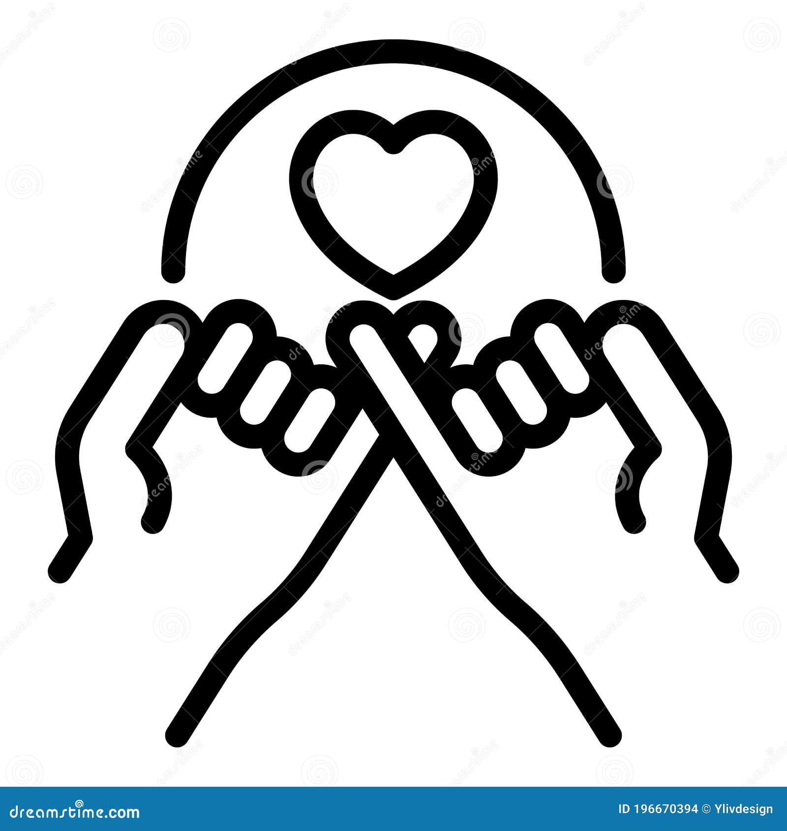 Forever Trust Icon, Outline Style Stock Vector - Illustration of ...