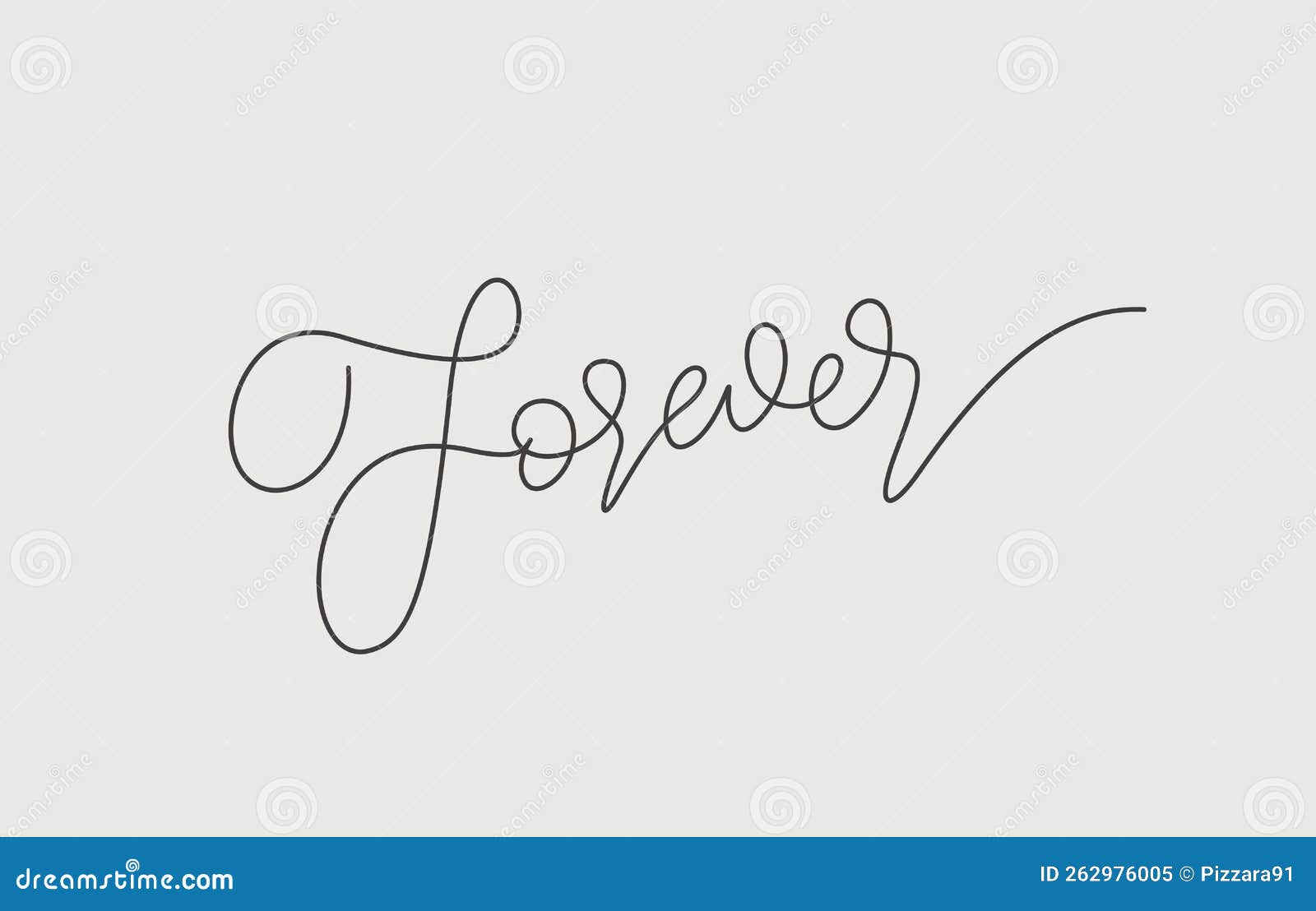 Forever And Always Word Lettering And Red Roses Illustration Royalty ...