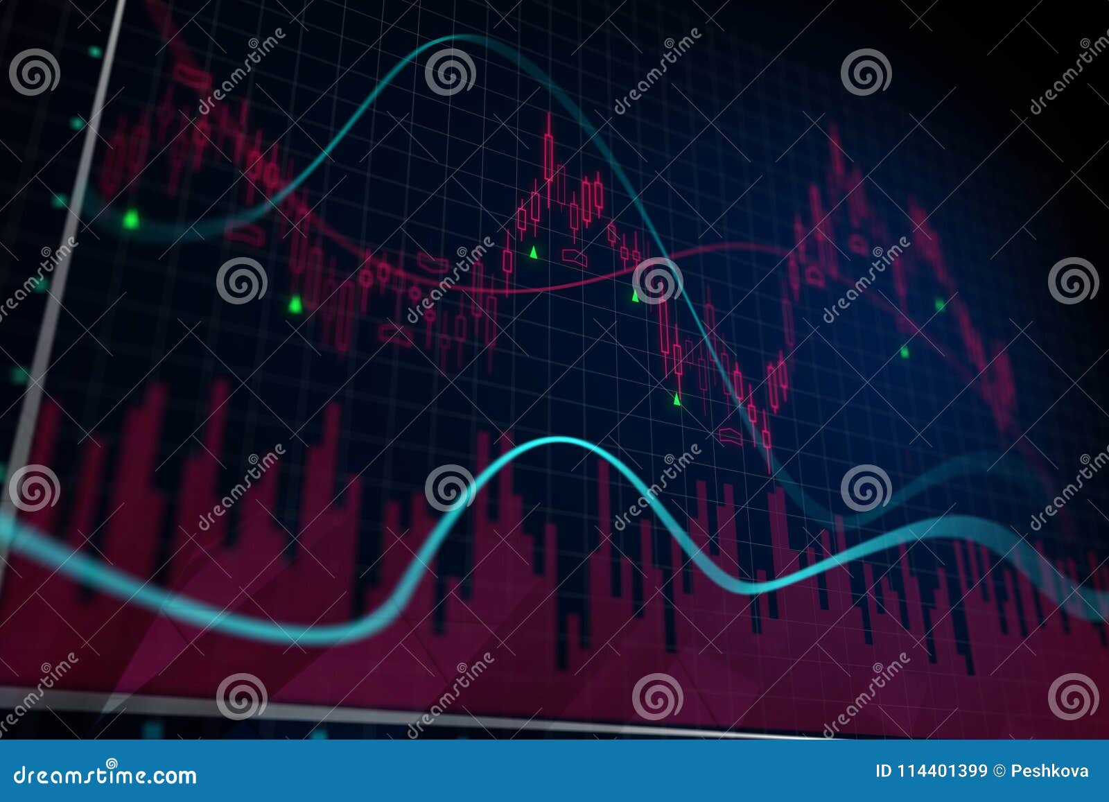 Forex chart background stock illustration. Illustration of data - 114401399